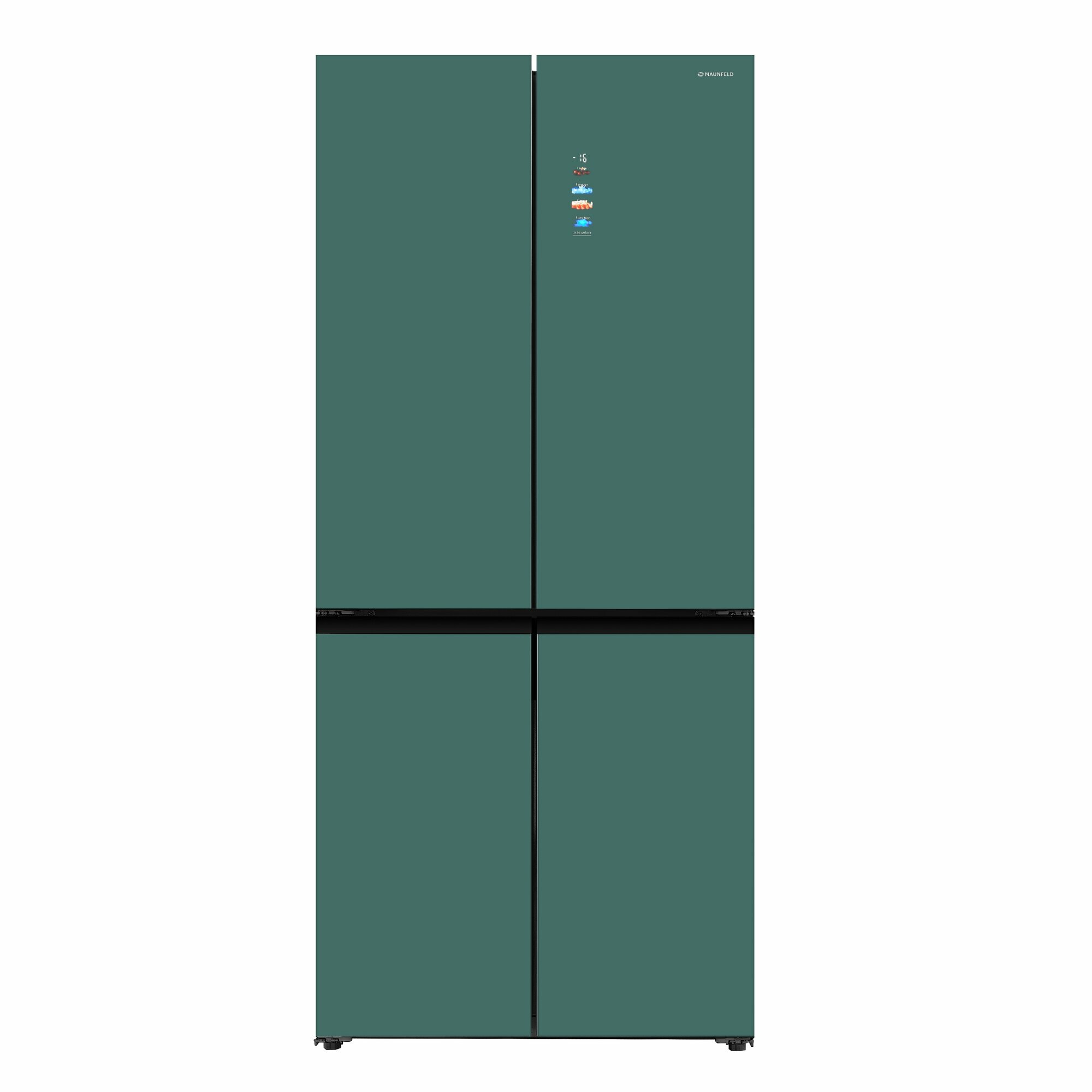 Холодильник MAUNFELD MFF190NFDGN Matt Inverter NoFrost Зеленый
