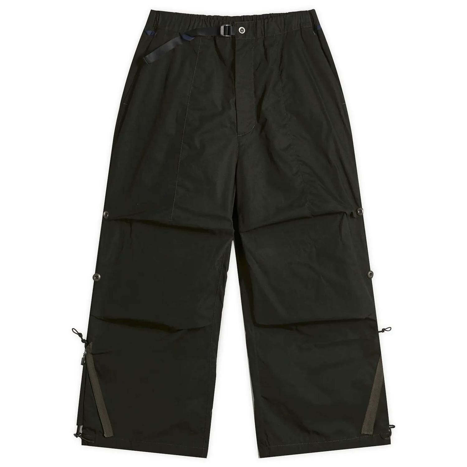 Брюки Брюки Poliquant The Changing Length/Hem Wide Zip-Up Tucked Pants