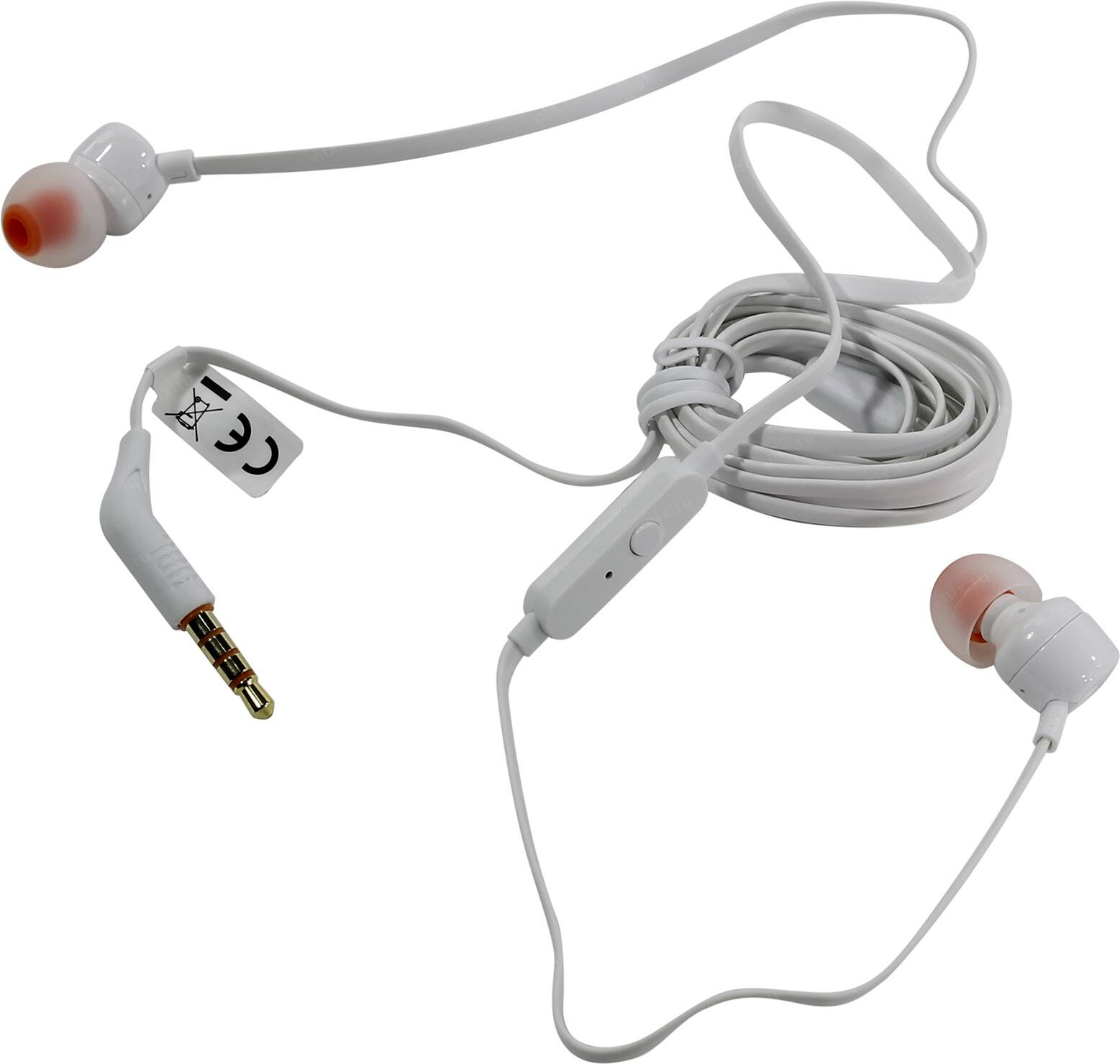Наушники JBLT110WHT белый