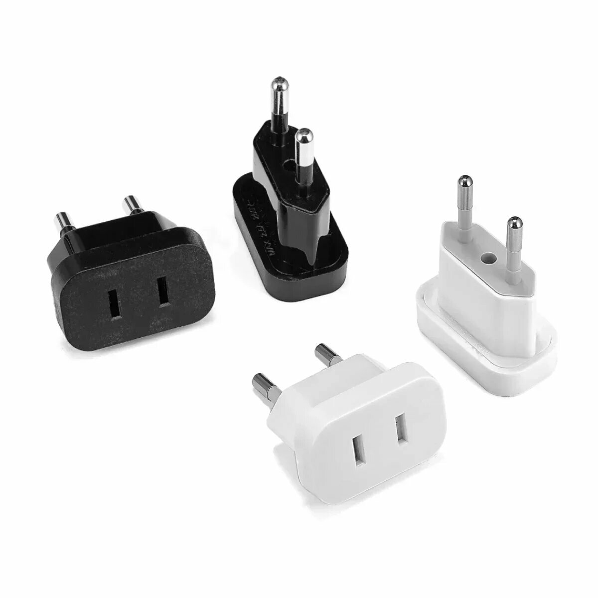 DelightFire EU Plug 4.8mm, белый дорожный адаптер
