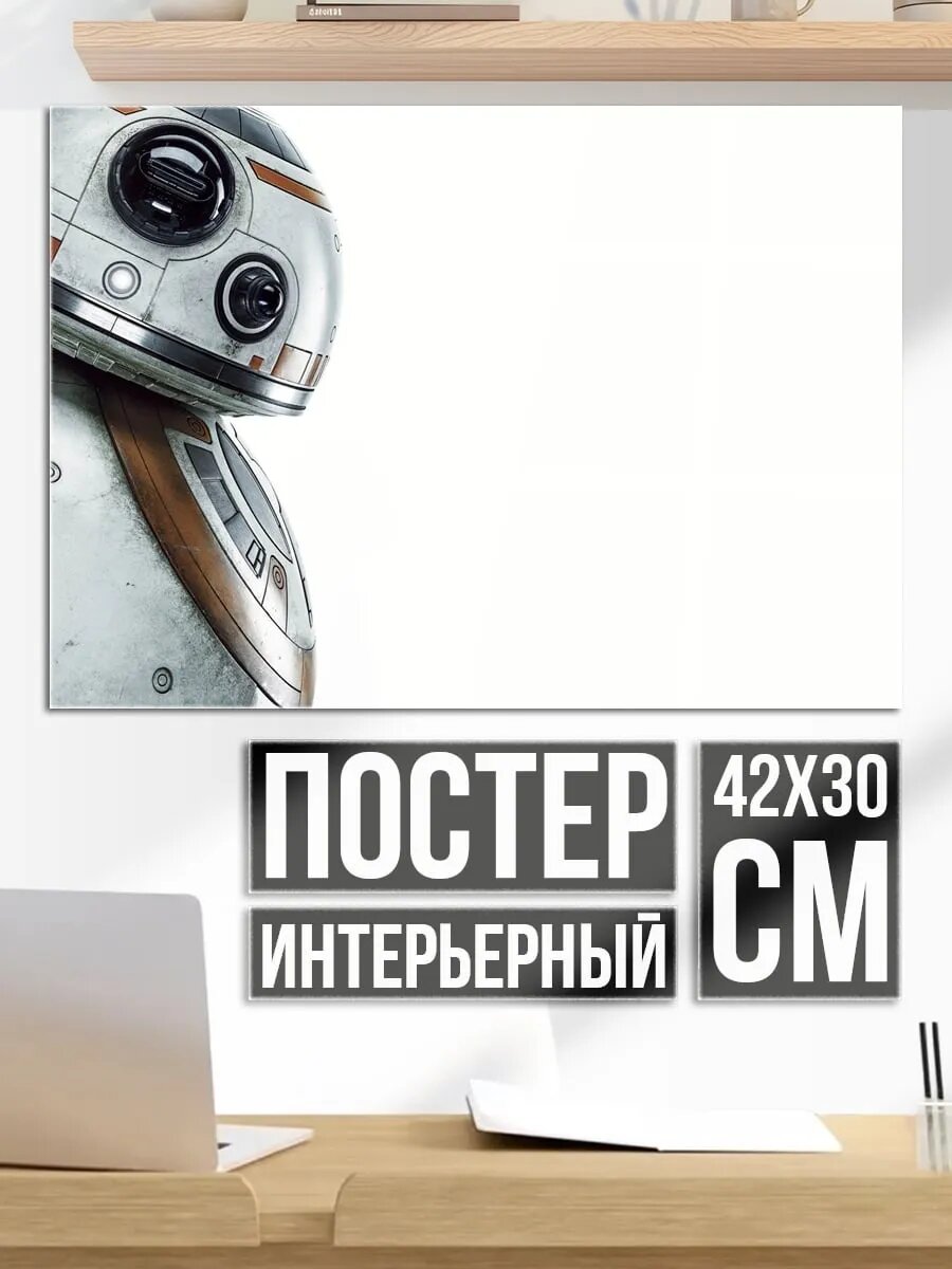 Плакат постер Робот BB-8