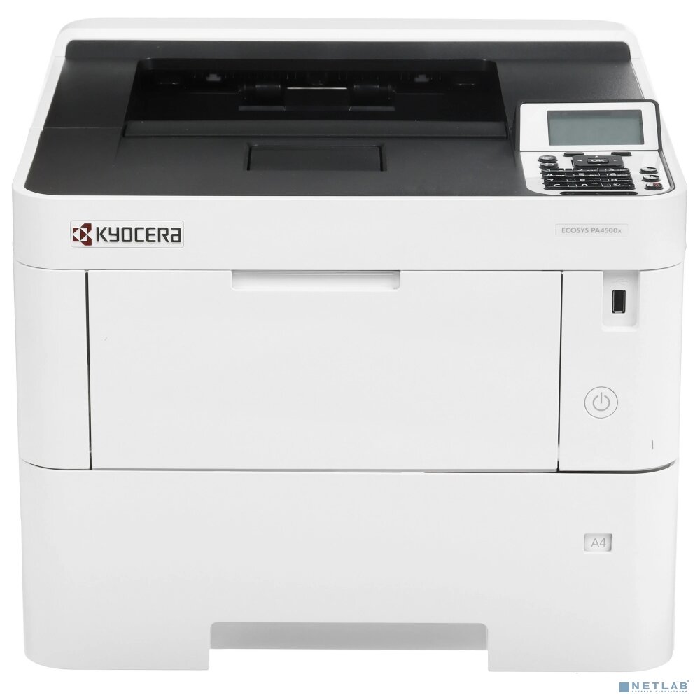 Kyocera ECOSYS PA4500x (110C0Y3NL0) {A4, 45 стр/мин, 1200x1200dpi, 512Мб, USB 2.0, Network, Wi-Fi, Duplex, старт, замена P3145dn}
