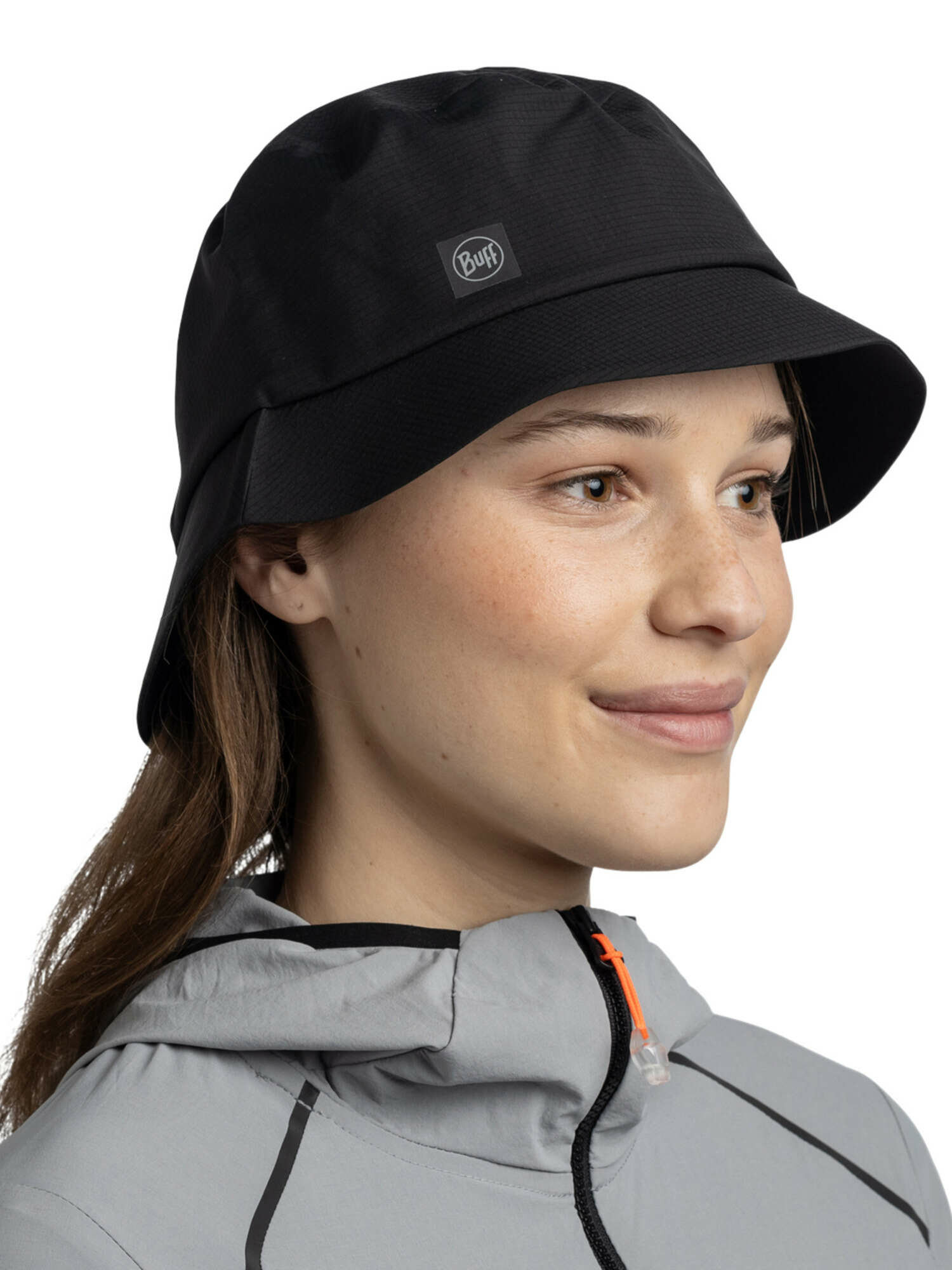 Панама Buff Rain для взрослых и детей, размер L-XL, черный — фото 1