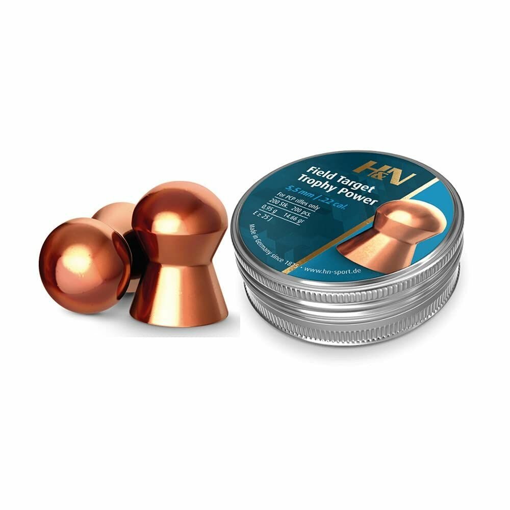 Пули для пневматики H&N Field Target Trophy Power 5,5 мм 0,95 г (200 шт)
