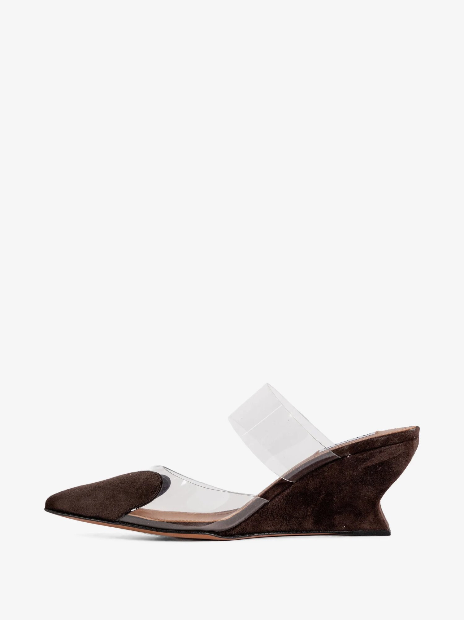 Мюли Alaia Transparent-panel wedge mules, размер 36 — фото 1