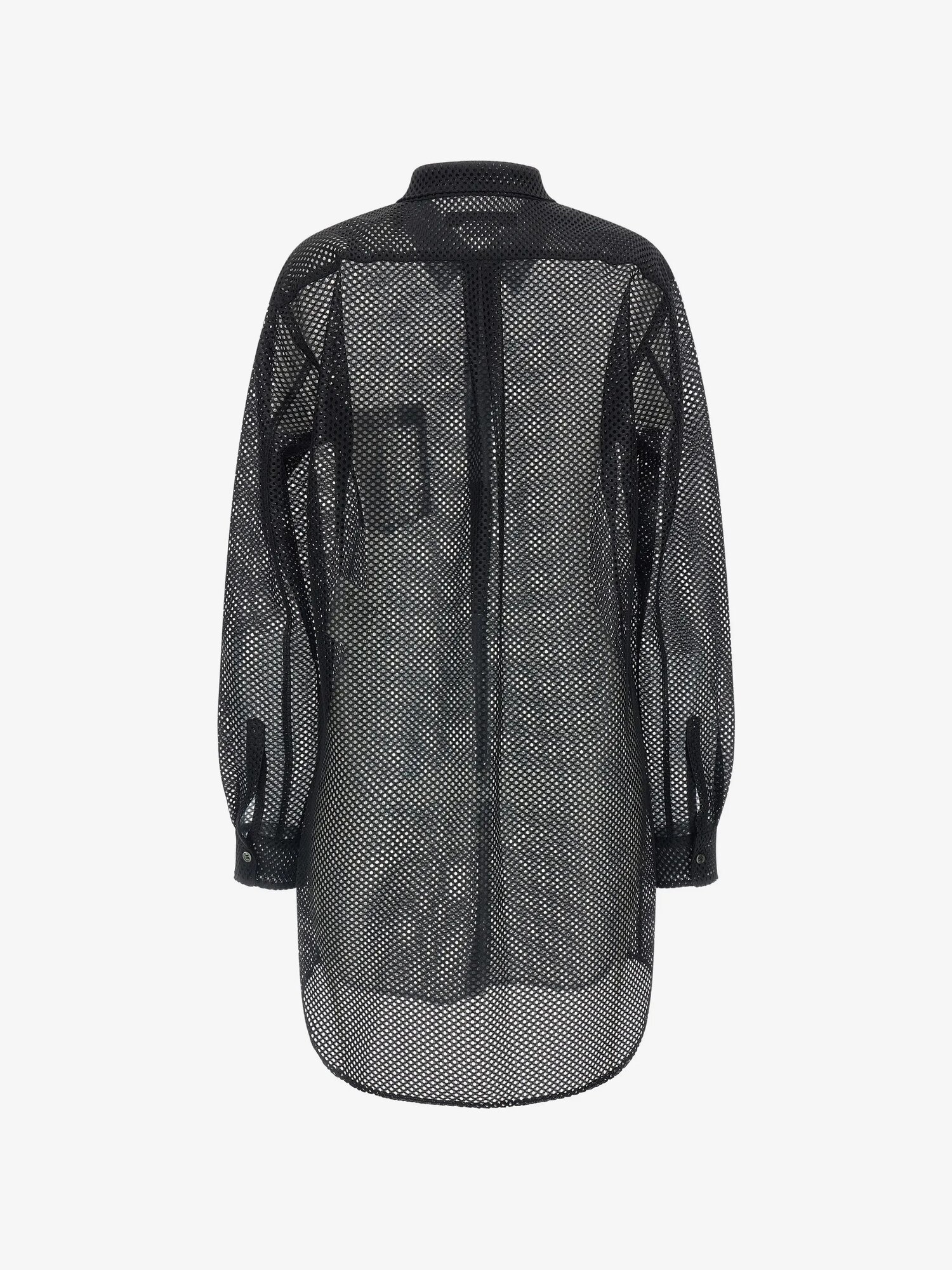 Рубашка BLACK COMME des GARCONS Mesh long shirt, размер XL — фото 1