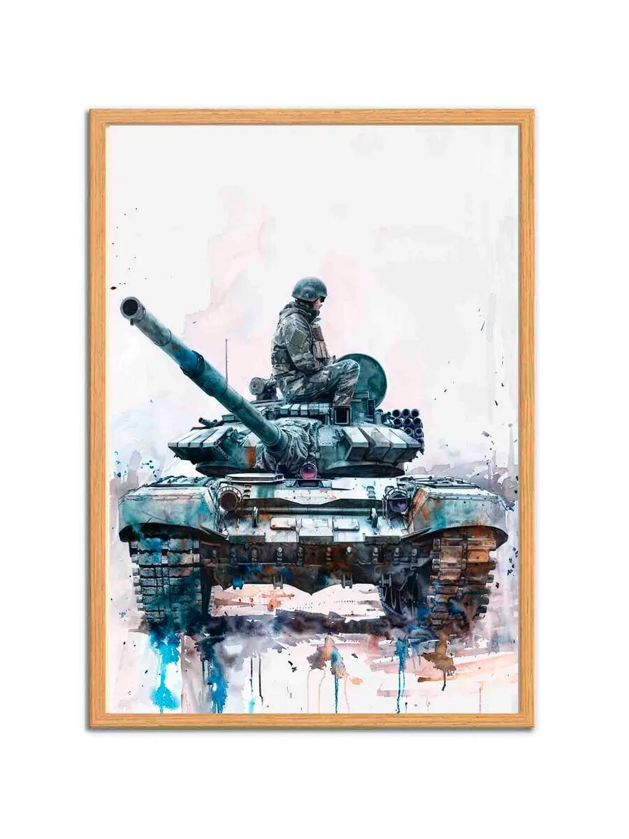 Солдат-животное с куриной фермы 5, Плакат 30x42см