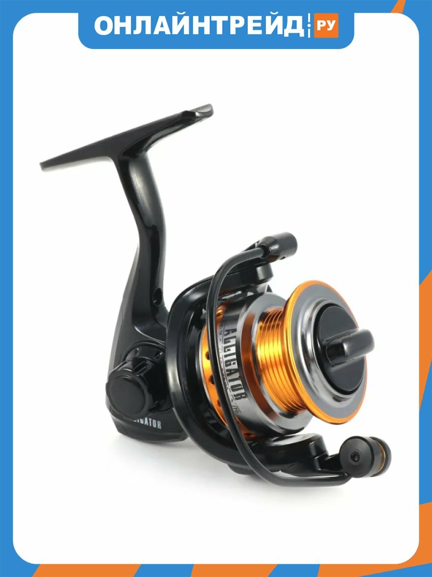 Катушка безынерционная Namazu PRO Alligator NEW AL4000, 5+1 подш, металлическая шпуля + запасная графитовая шпуля
