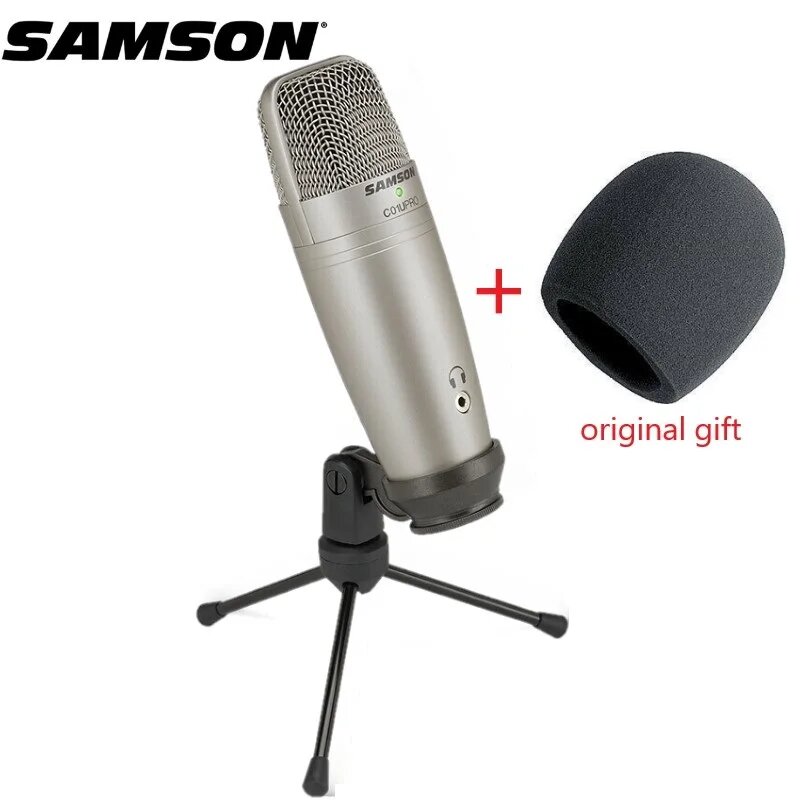 Samson C01U Pro USB микрофон с поп-фильтром
