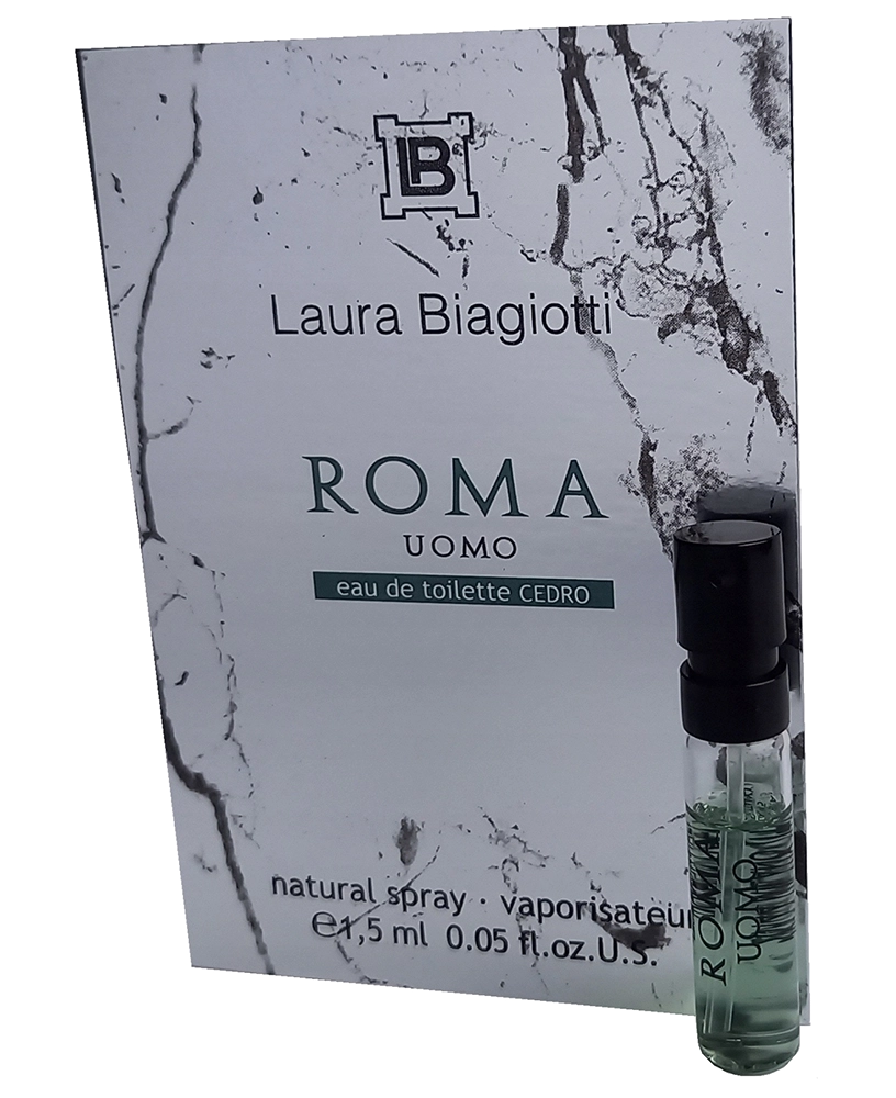 Laura Biagiotti Roma Uomo Cedro / Лаура Биаджотти Рома Уомо Цедро - сэмпл мужской 1.5 мл