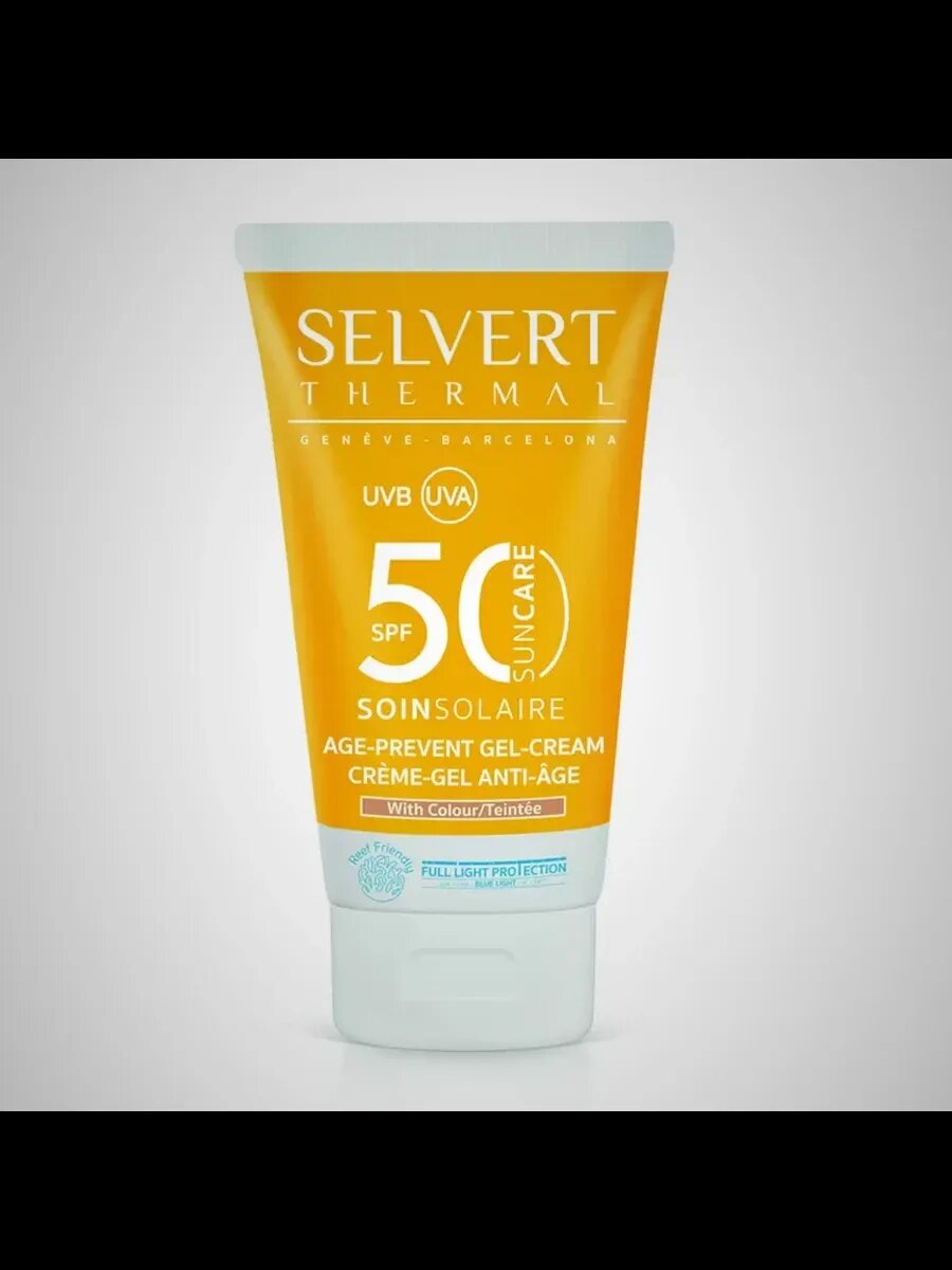 Selvert Thermal Solar Protector Age-Prevent Gel-Cream 50 мл