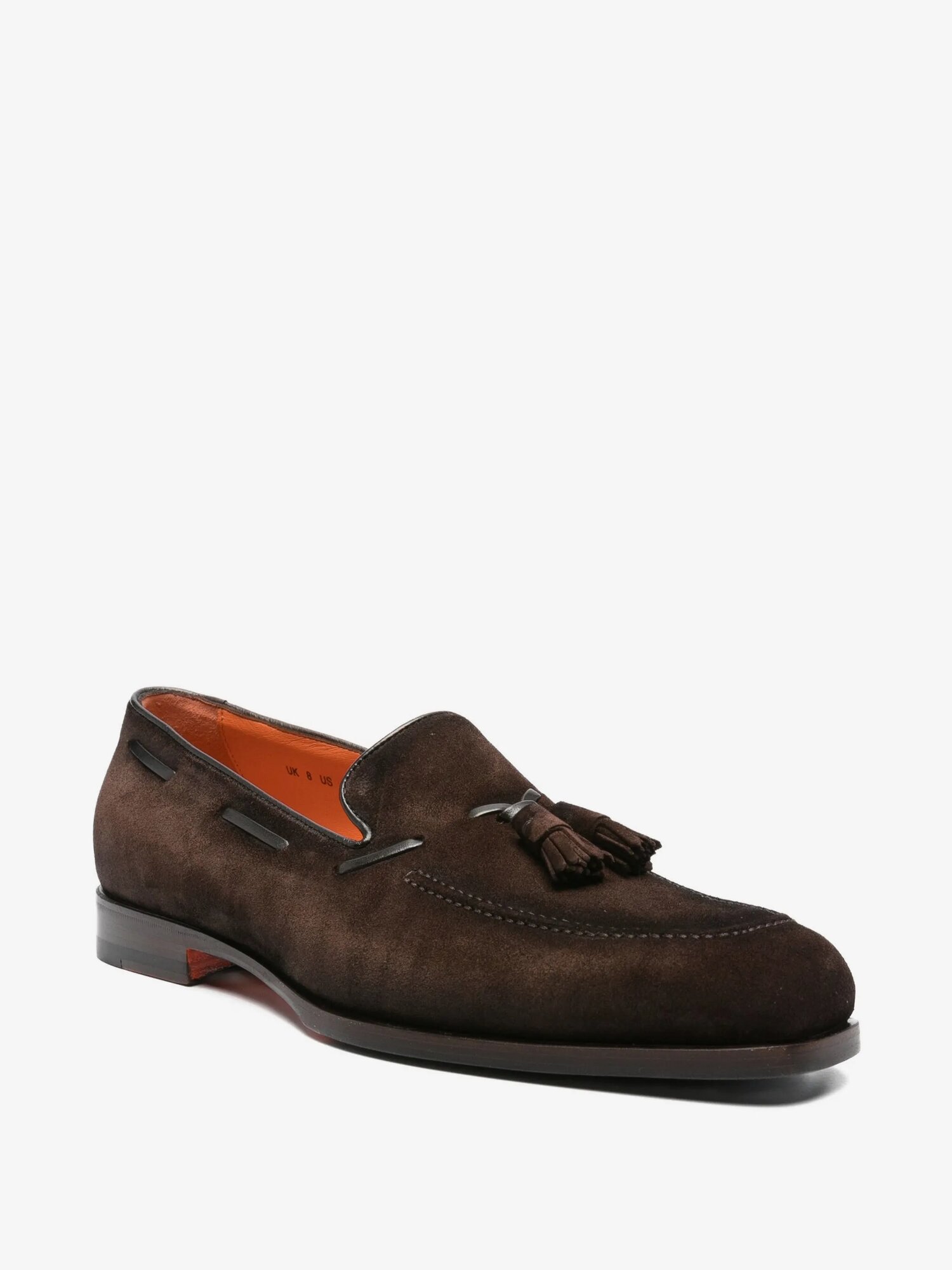 Топсайдеры Santoni, размер 43.5, коричневый — фото 1
