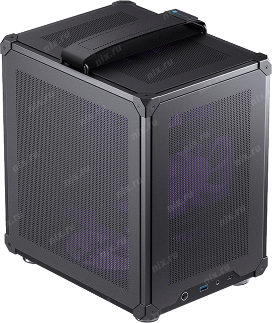Minitower JONSBO C6 Handle Black MicroATX без БП — фото 1