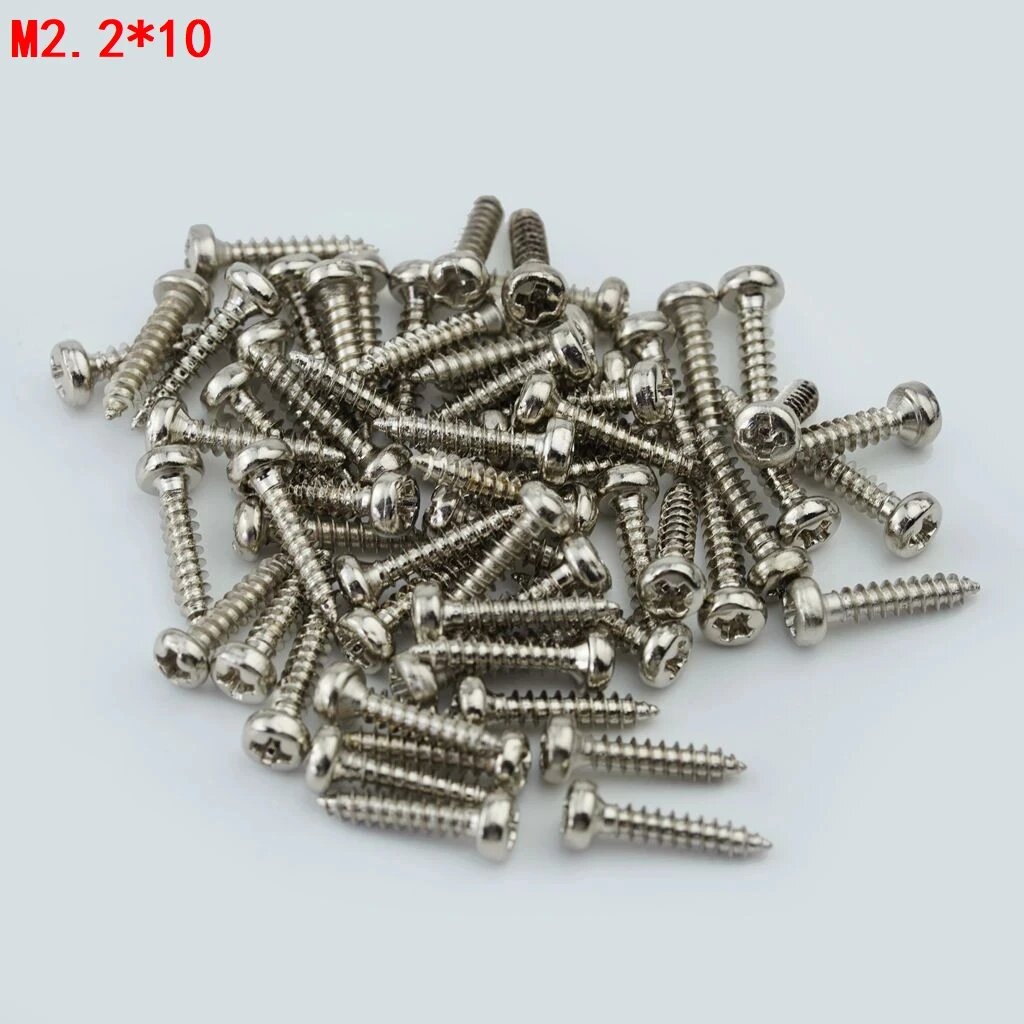 GUYKER набор винтов для электрогитары M2.2 10 60PCS NI