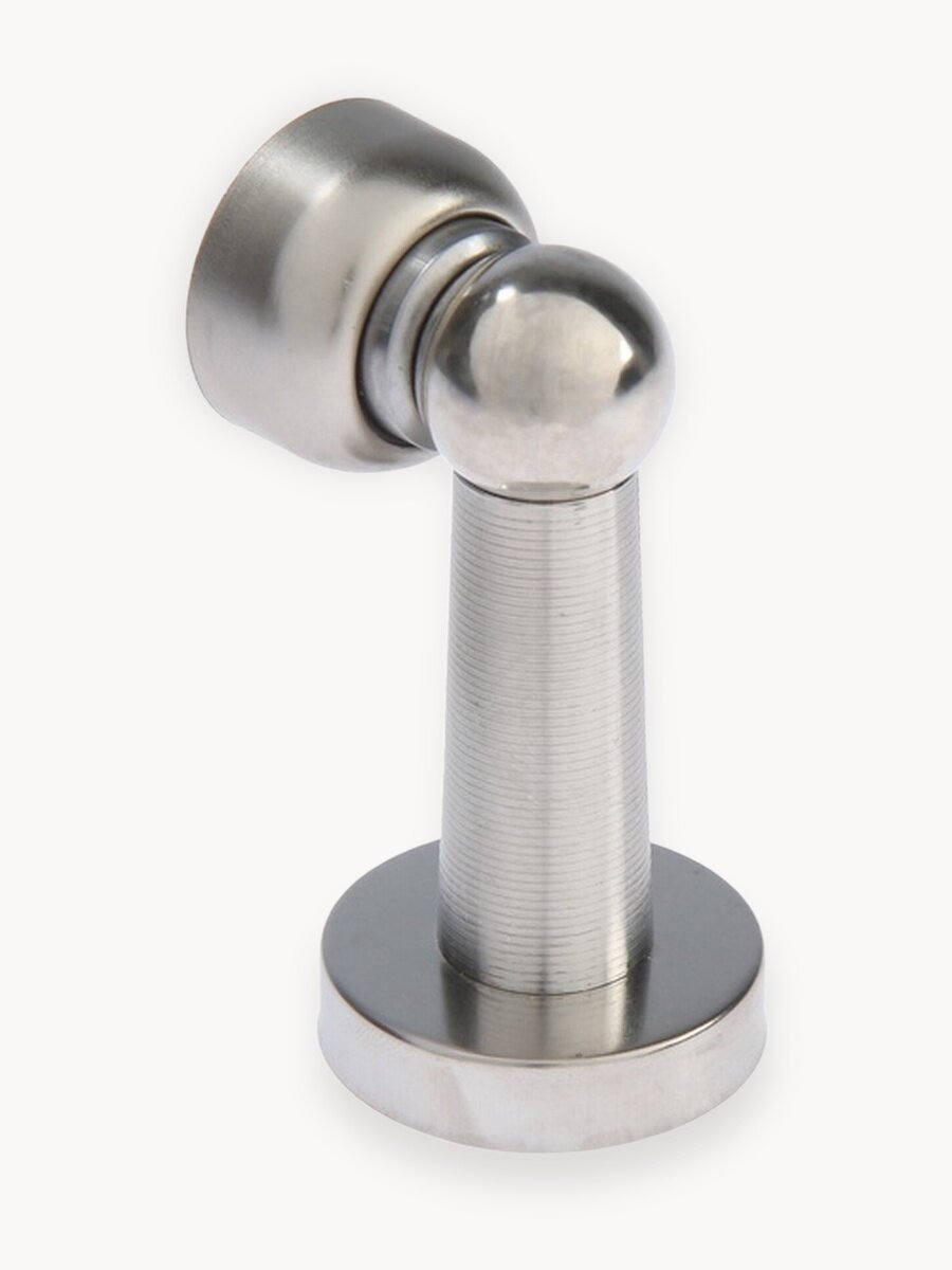 Упор дверной LOCKLAND, металлический, магнитный, серебристый