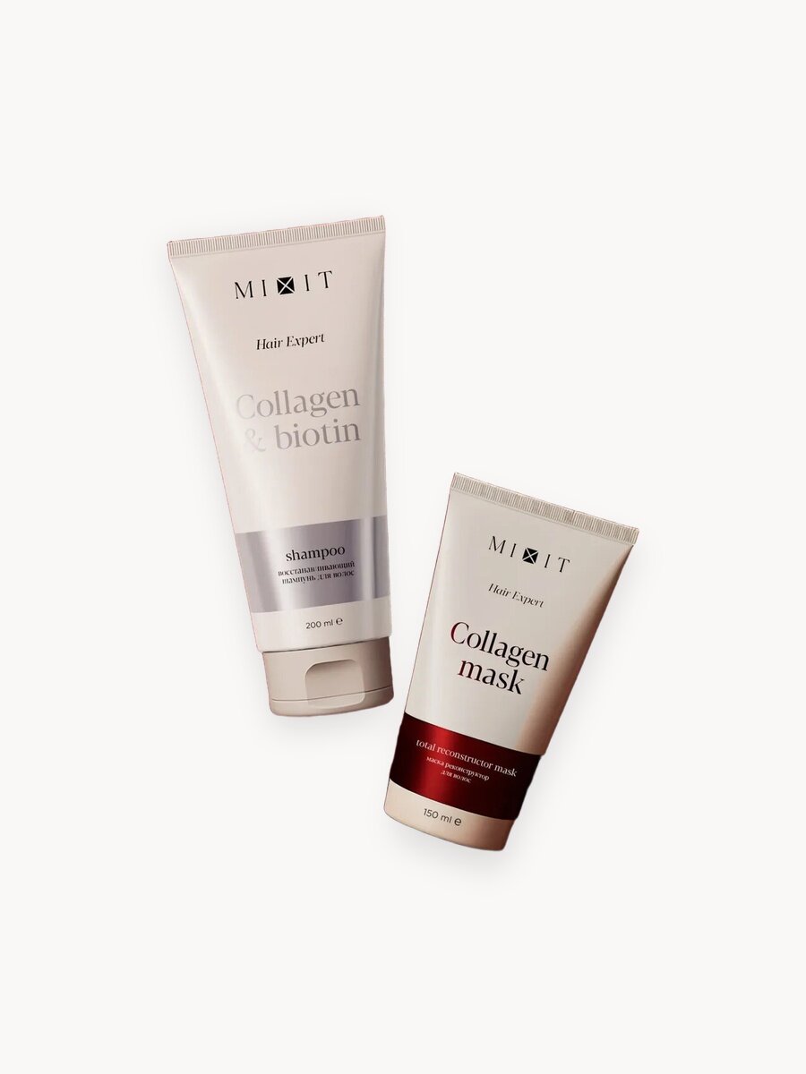 Подарочный набор MIXIT шампунь и маска для интенсивного восстановления волос