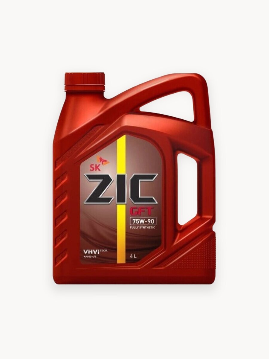 Трансмиссионное масло Zic GFT 75W-90 синтетическое 4 л