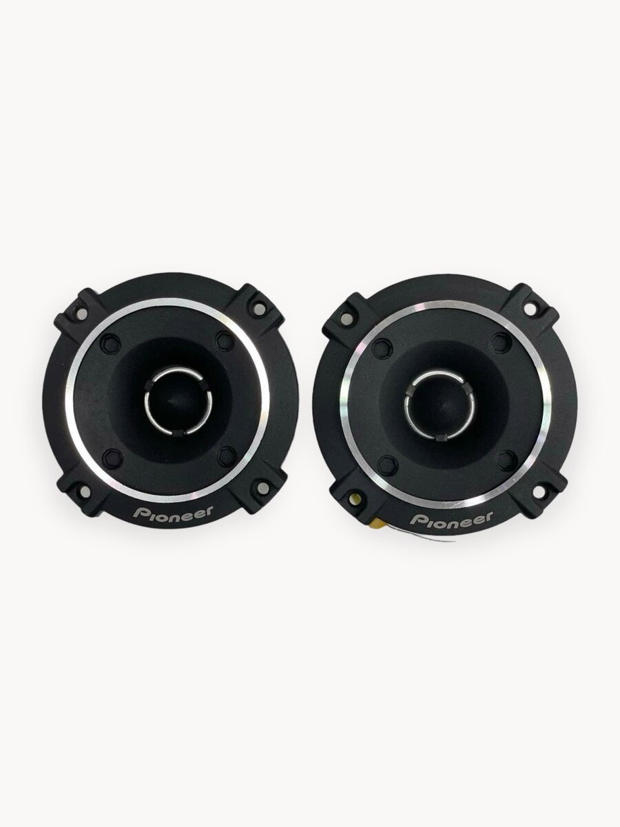 Рупора автомобильные, твитеры (пищалки) со встроенным фильтром "Pioneer TS-550AL" Комплект из 2 штук Высокочастотные динамики, пищалки, 98x98 мм, 500 Вт.