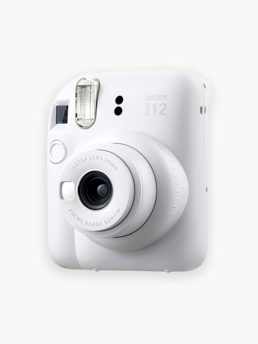 Компактный фотоаппарат моментальной печати Fujifilm Instax Mini 12, белый (Clay White)