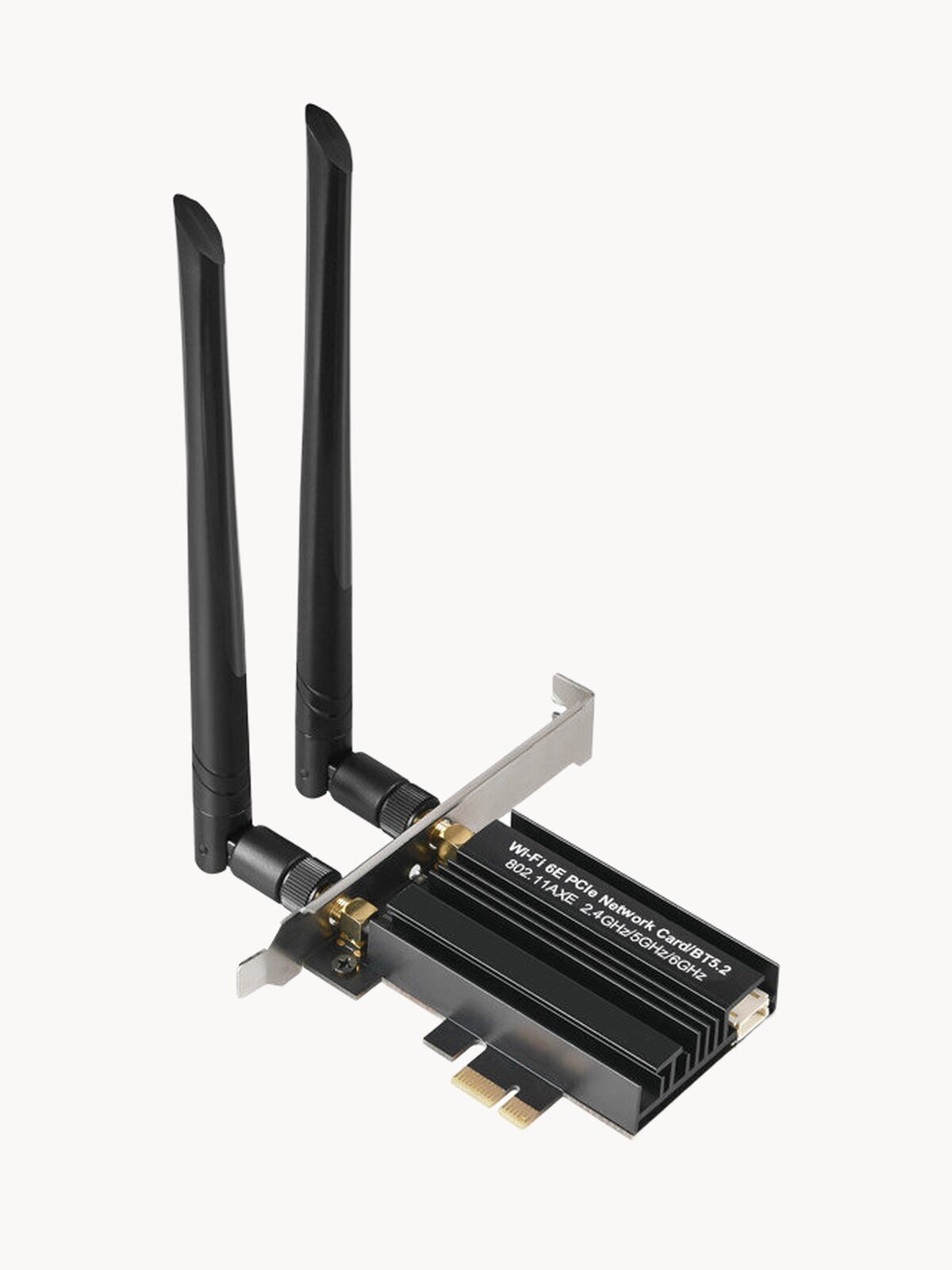 Сетевая карта Wi-Fi 6E 2.4GHz 5GHz 6GHz, Bluetooth 5.2 для компьютера PCI-E / Sellerweb F32