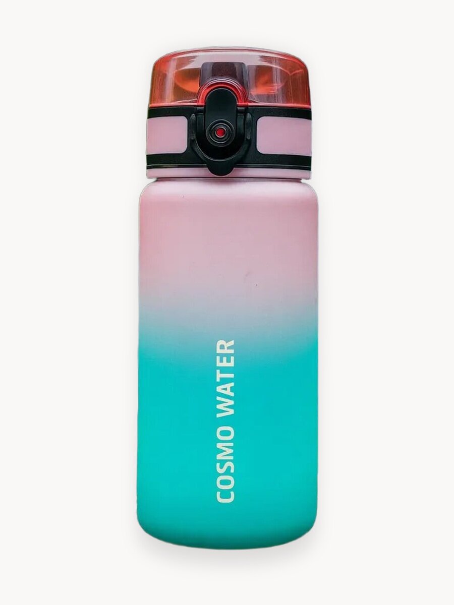 Бутылка COSMO WATER, для воды, спортивная, герметичная, 500мл