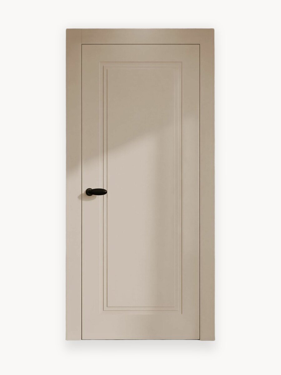 Дверь межкомнатная кальма, полотно ДГ-1, 80х200 см, эмаль сахара