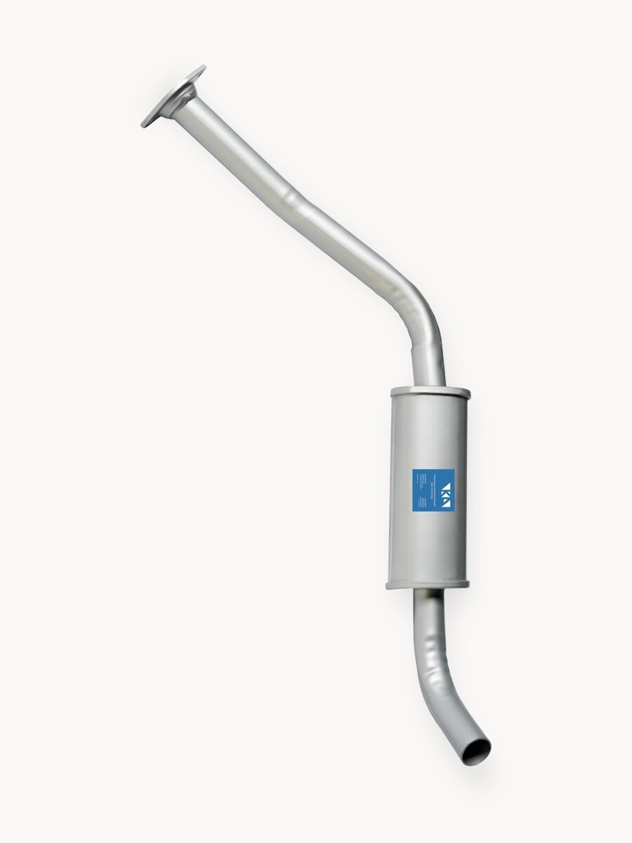 Автомобильный глушитель дополнительный на ВАЗ инжектор / резонатор средняя часть КД для машин LADA ВАЗ 21074 Евро 3