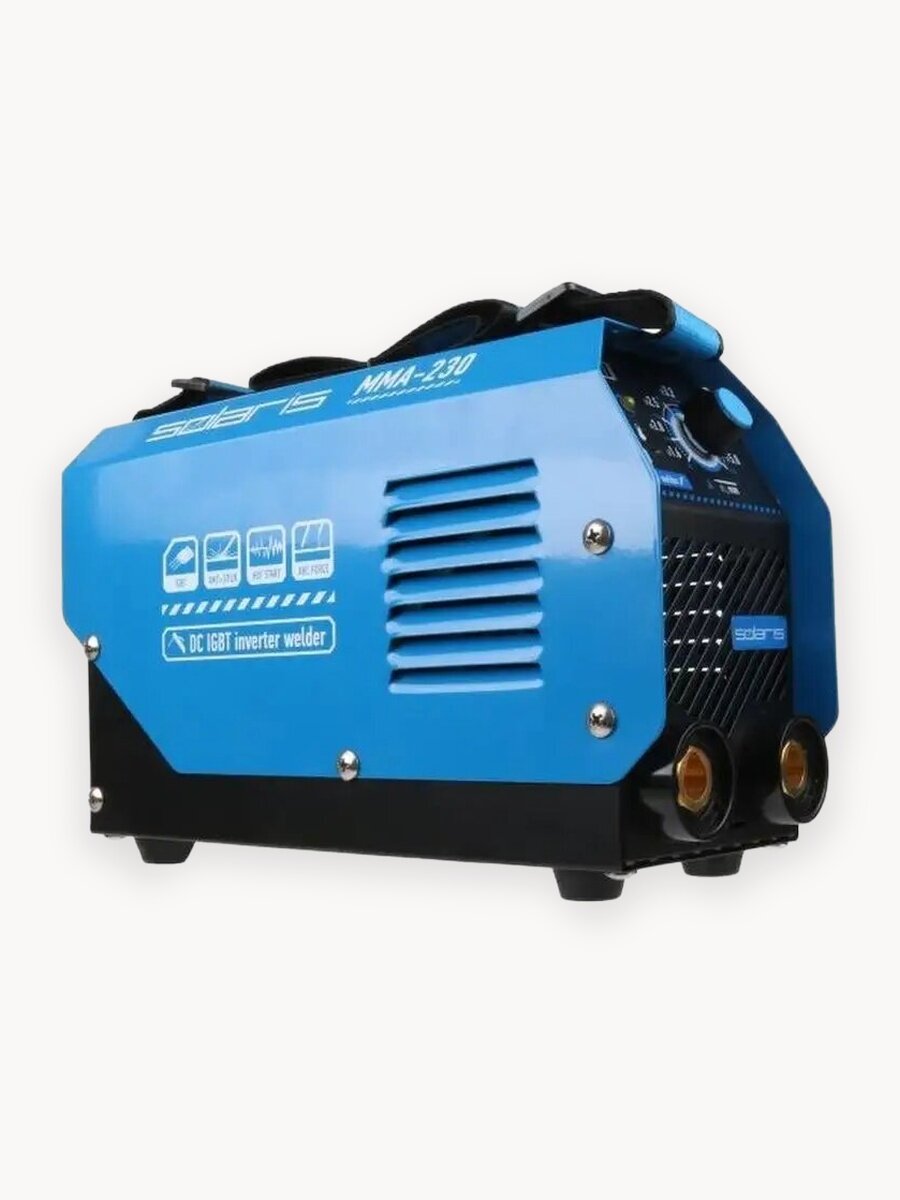 Инвертор сварочный SOLARIS MMA-230 (230В; 20-230 А; 69В; электроды диам. 1.6-5.0 мм; вес 3.7 кг)