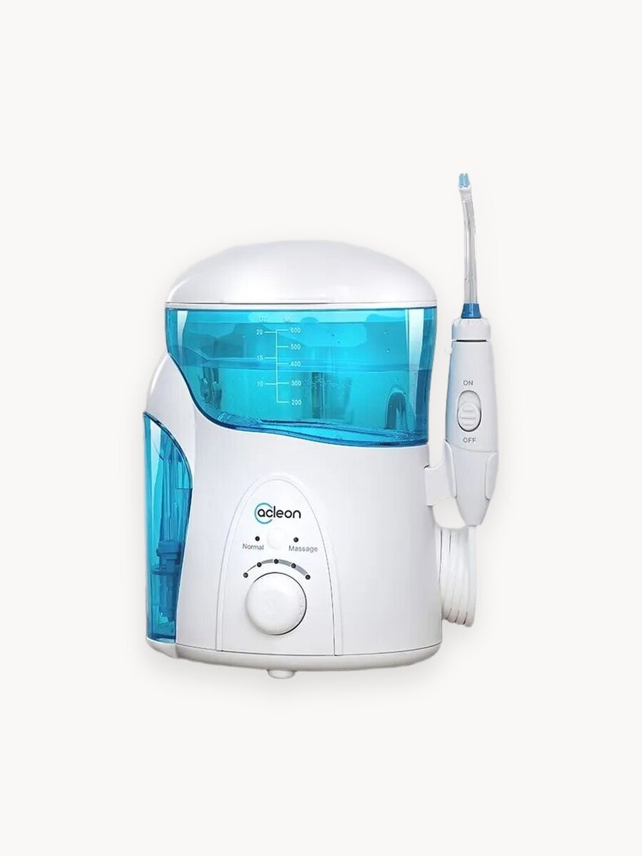 Стационарный ирригатор полости рта TF600, 10 режимов, 7 насадок, питание от сети