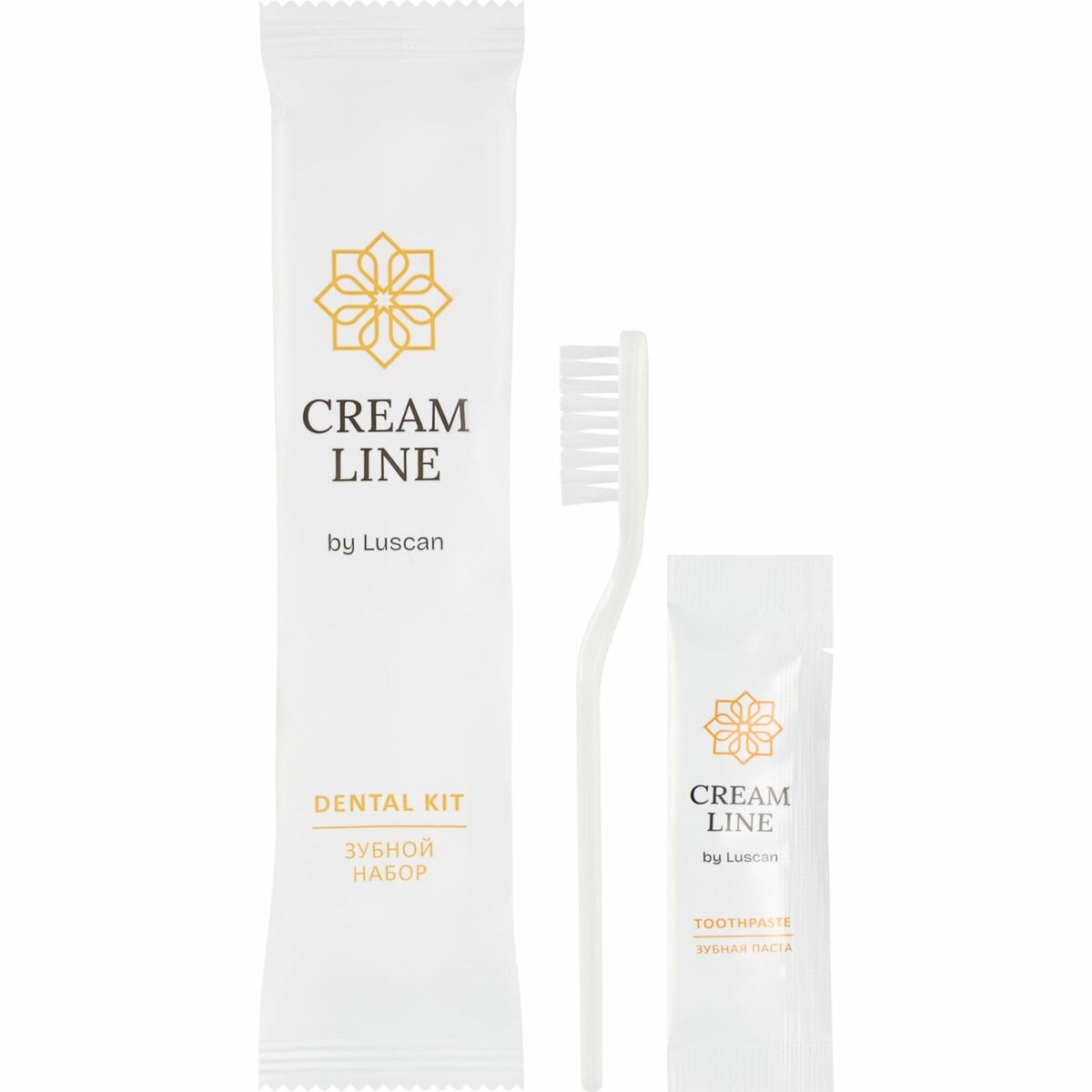 Набор зубной Luscan Cream Line, флоупак, 300шт (1921174)