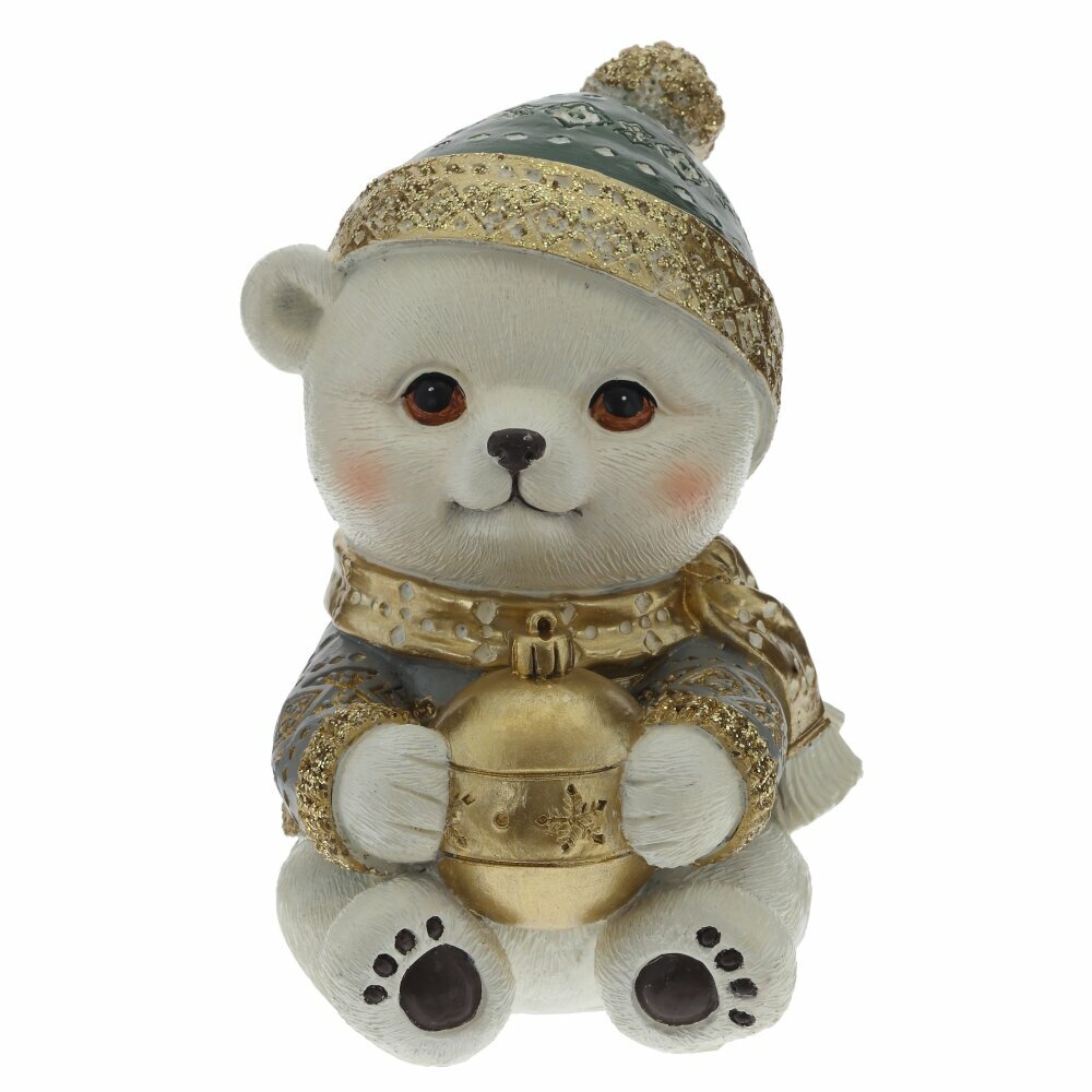 Фигурка декоративная "Медвежонок", L10 W12 H15 см