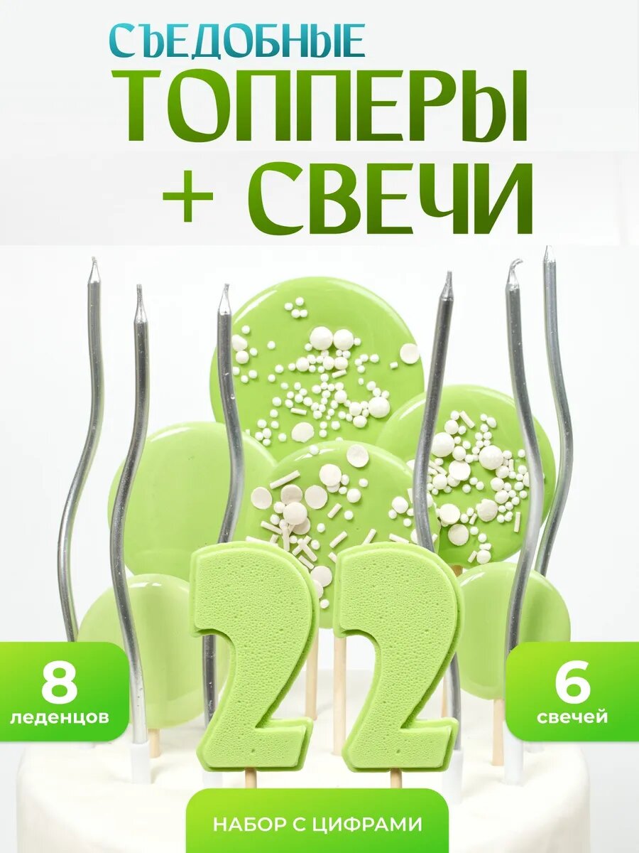 Топпер на торт 22 года