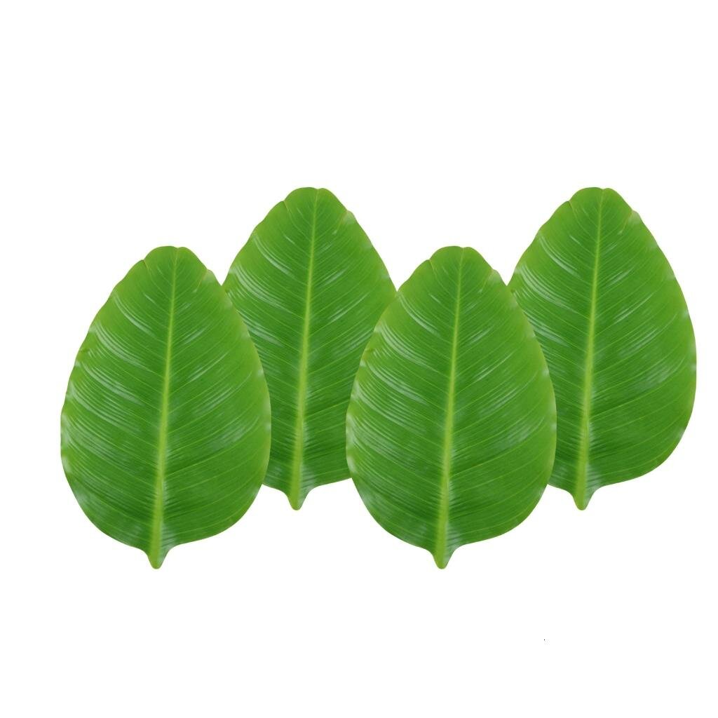 Искусственные банановые листья (4 шт.), S