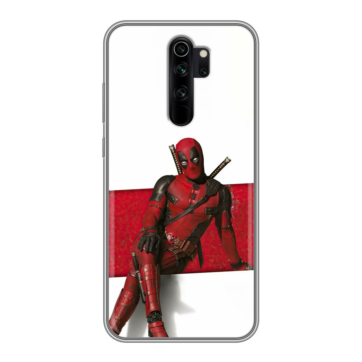 Чехол для Xiaomi RedMi Note 8 Pro с принтом Дэдпул (Сяоми Редми Ноут 8 Про)