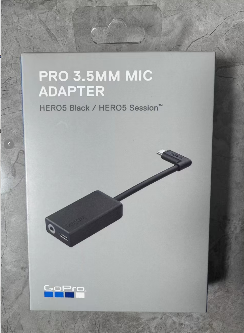 Адаптер микрофона GoPro Pro 3,5 мм для (всех камер HERO) - официальный аксессуар GoPro.