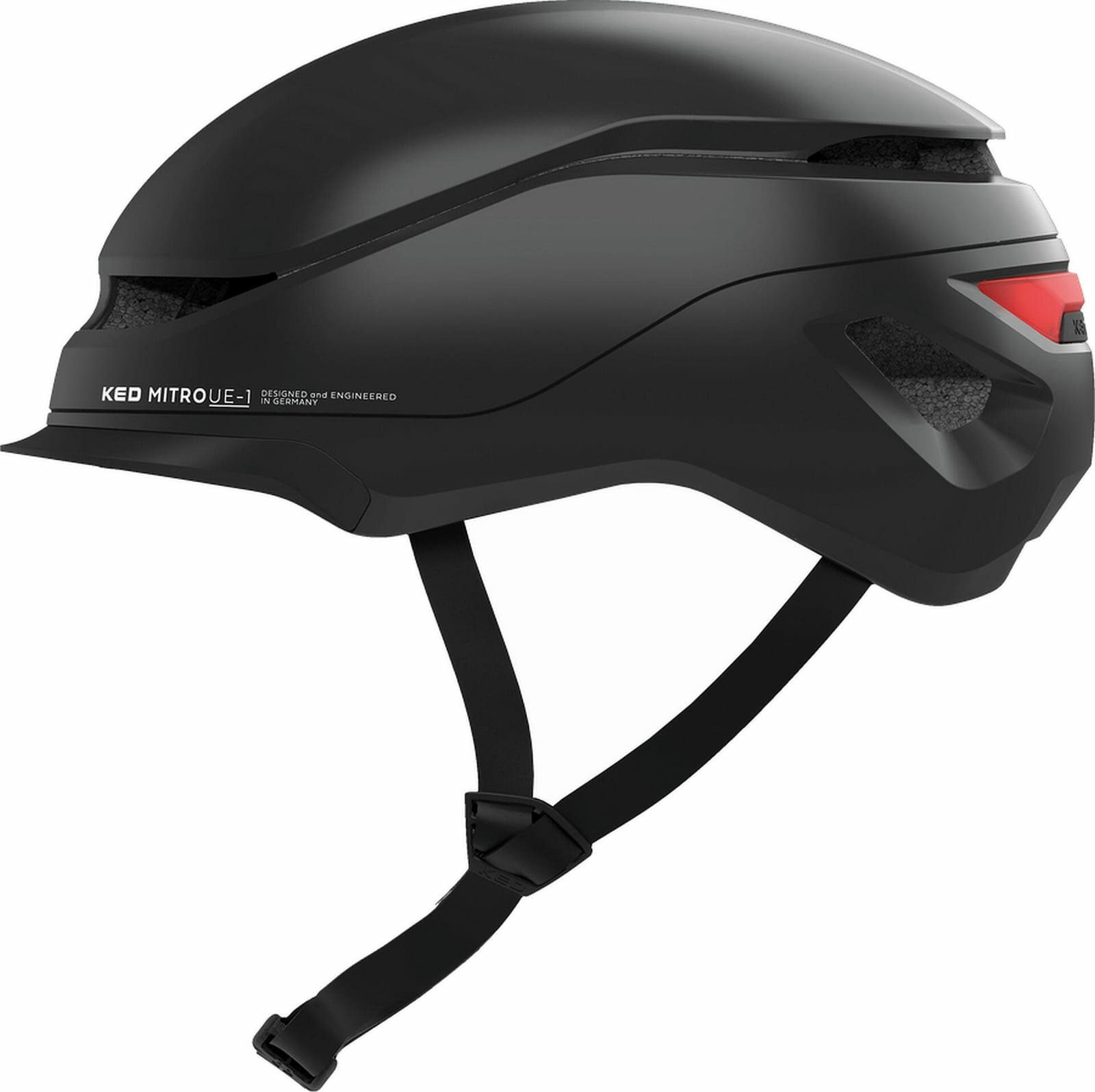DECATHLON шлем защитный KED MITRO UE-1, матовый черный, 52-58 см