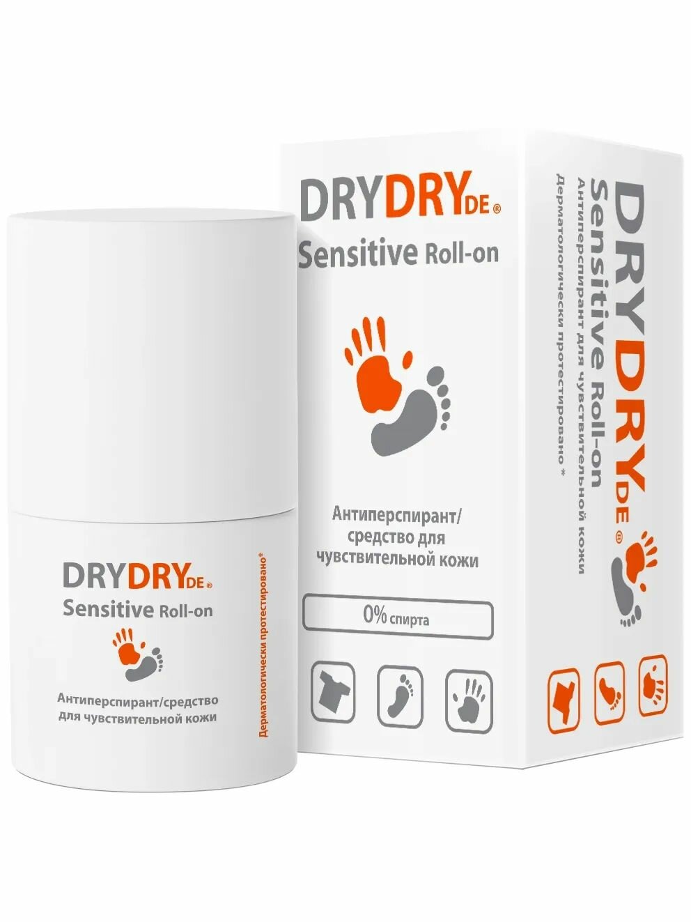 Dry Dry Дезодорант 50 мл Sensitive Roll-on для чувствительной кожи