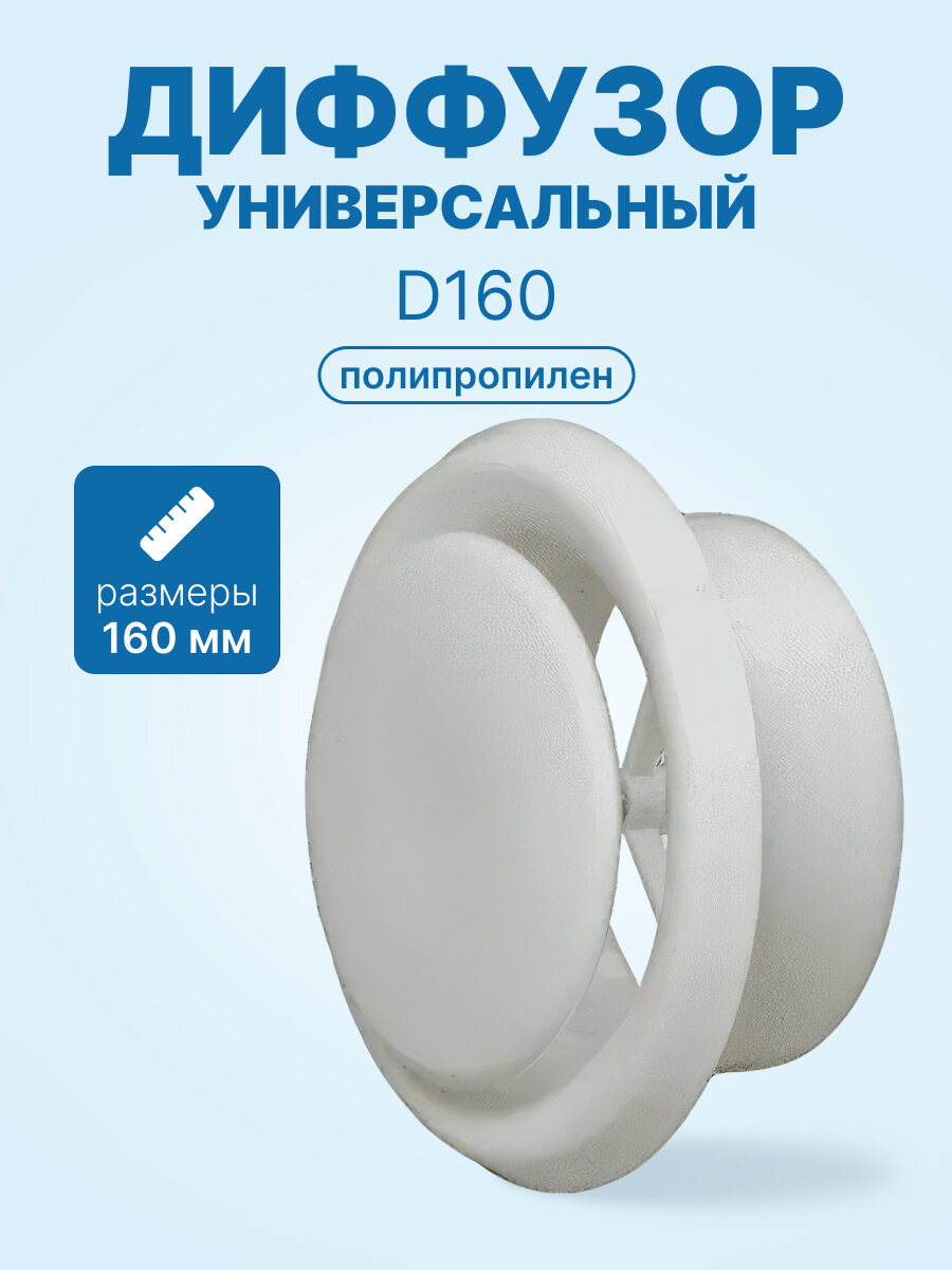 Диффузор пластиковый универсальный D160