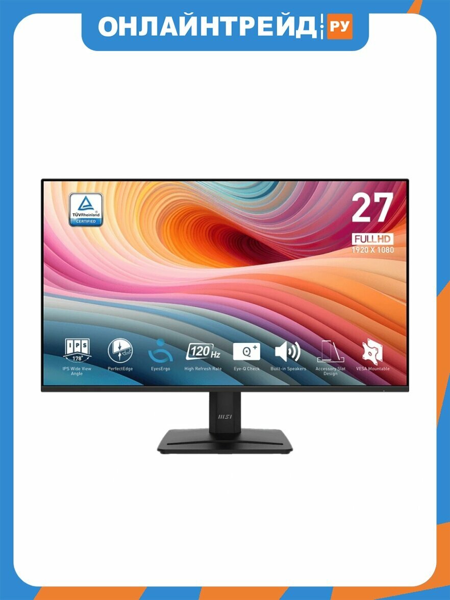 Монитор Msi PRO MP275 E2 IPS 27" Black (9S6-3PD3CM-043)