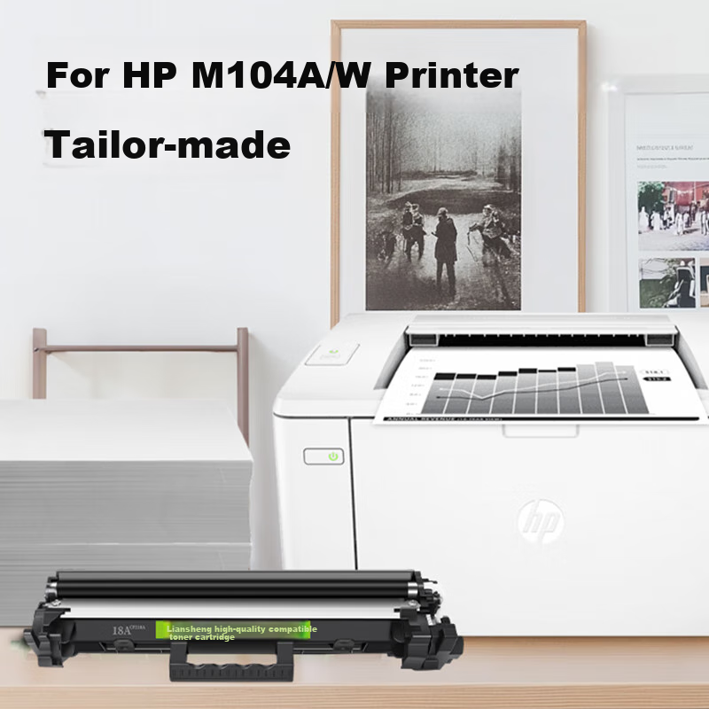 Картридж Liansheng M104A/W для лазерного принтера HP LaserJet Pro M104a/w, черный, 12 000 страниц, большой объем