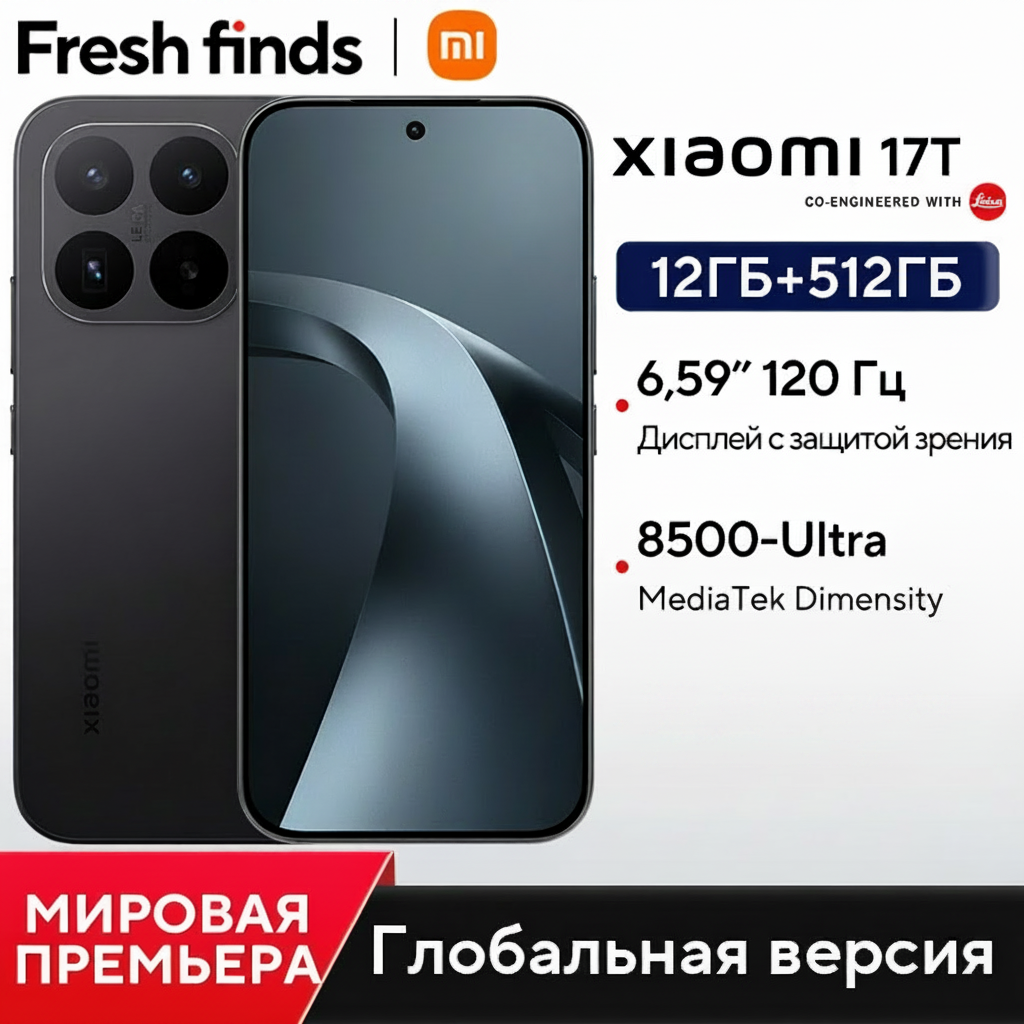 Смартфон Xiaomi 17T, 12/512ГБ, global