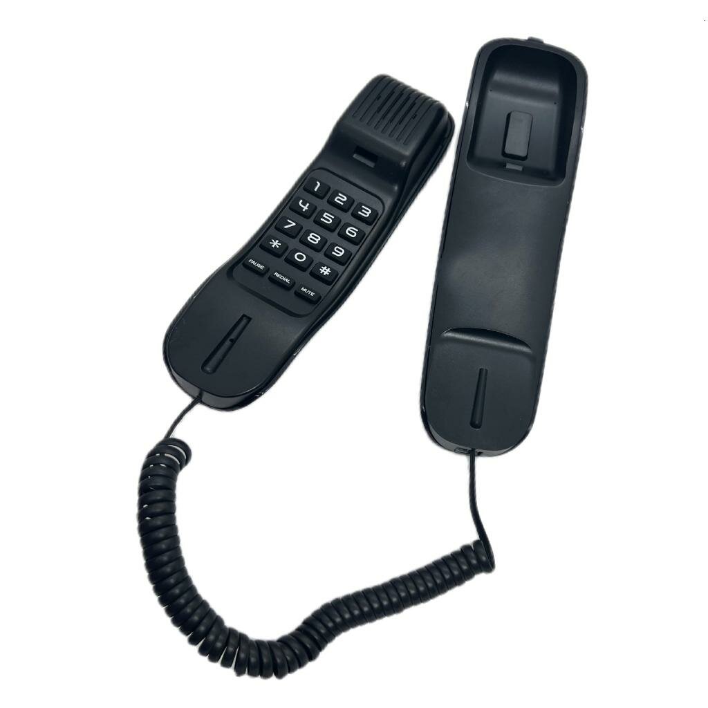 KX-T638 Настенный телефон для дома и офиса, Черный