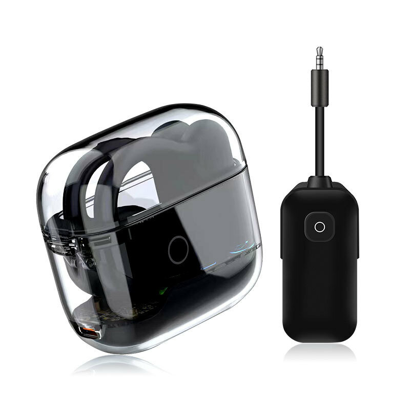 Беспроводные наушники-мониторы для стримеров с Bluetooth и звуковой картой - черная комплектация