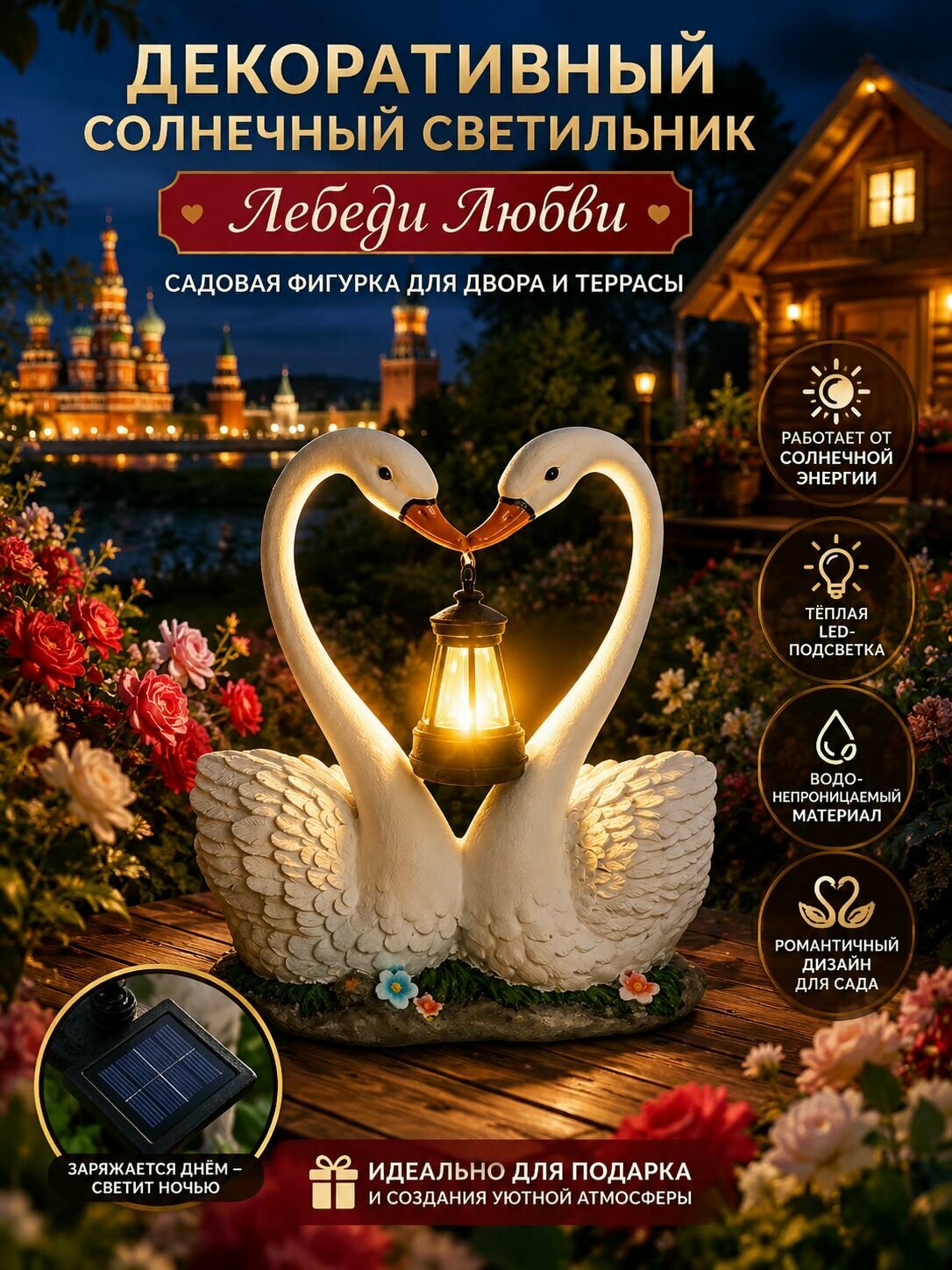 Фигурка садовая, декоративная для сада и дачи, оригинальное украшение участка, стильный уличный декор