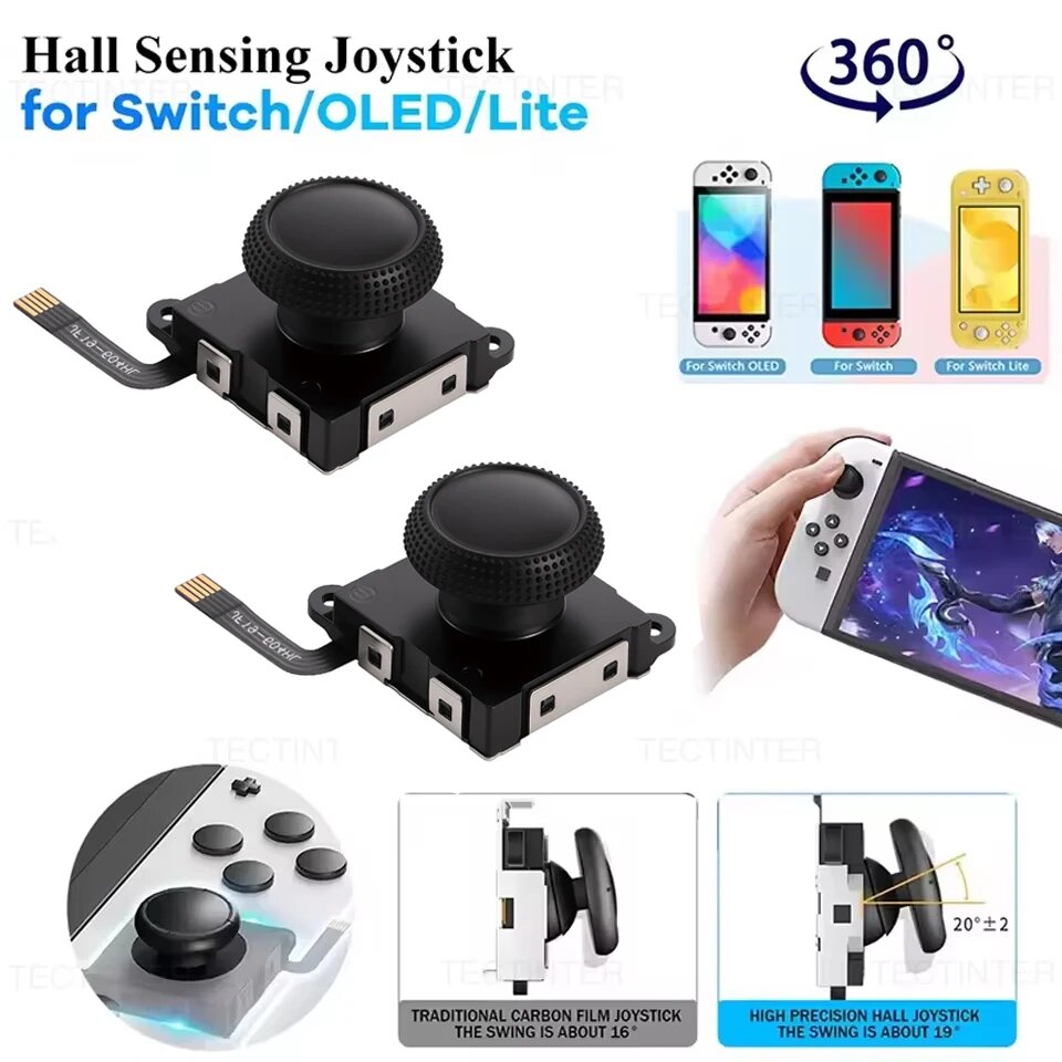 Джойстик TECTINTER для Nintendo Switch/Lite/OLED Hall Effect-2 — фото 1