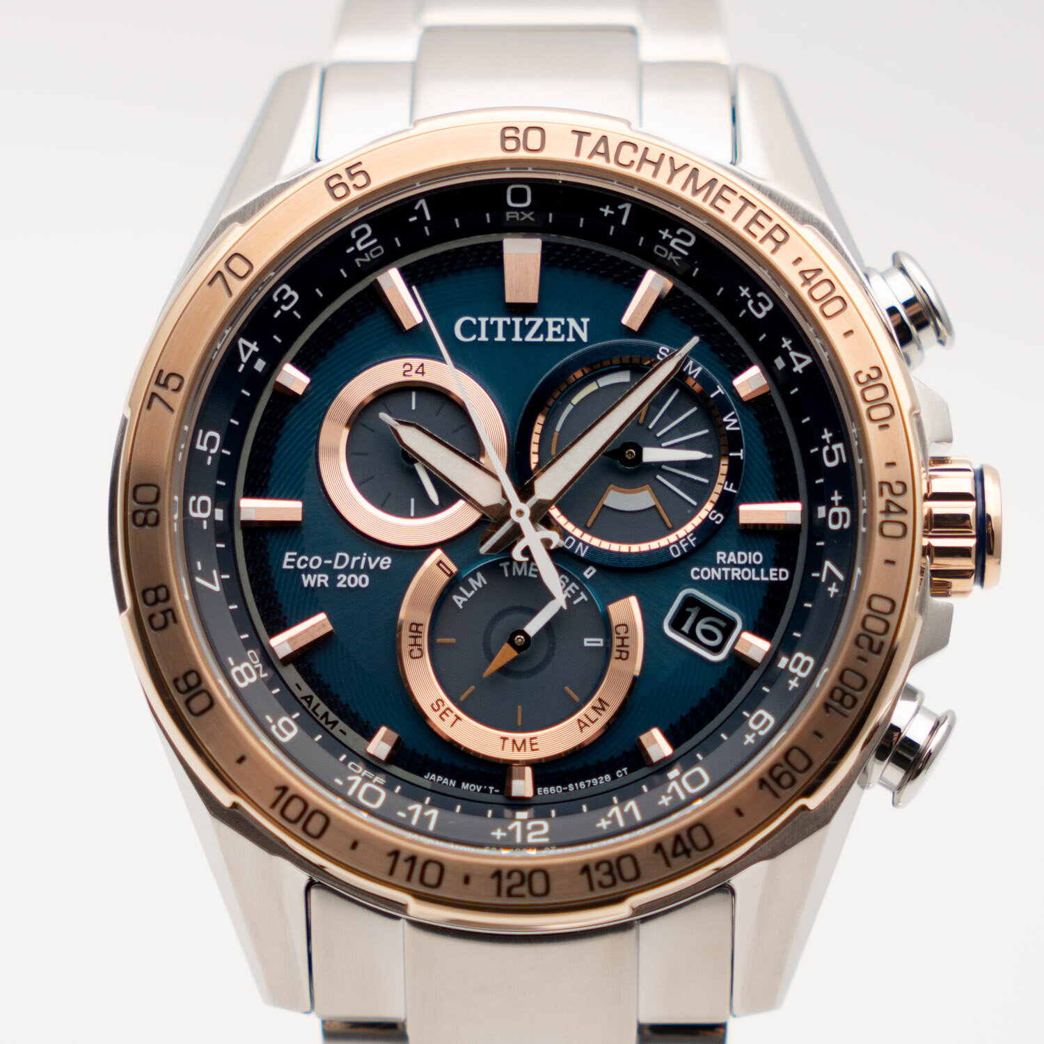 Наручные часы CITIZEN, синий — фото 1