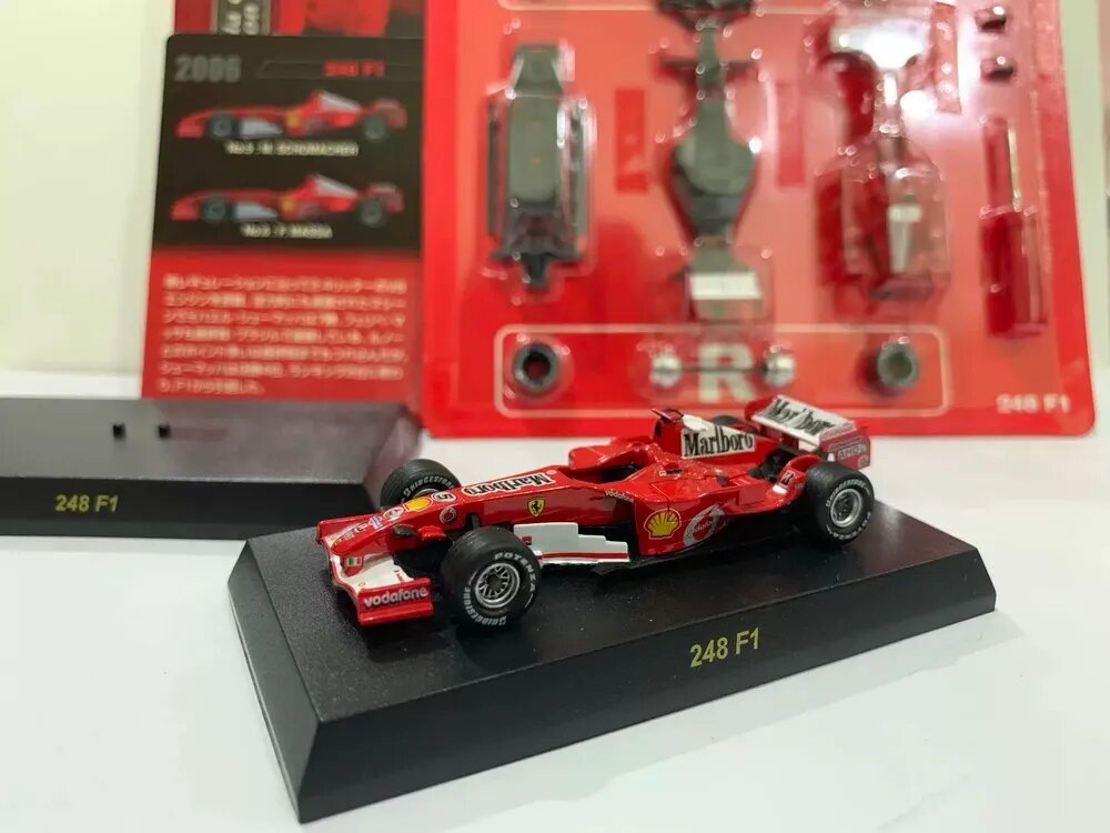 Машинка KYOSHO Car model toy Ferrari 248 F1 Schumacher number 5