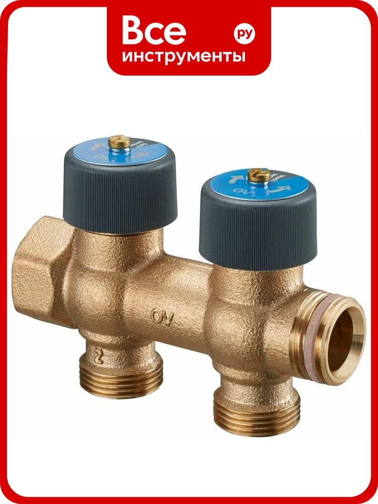 Гребёнка Oventrop 3/4", Multidis R 2, количество отводов-2, выход-3/4" 4200552