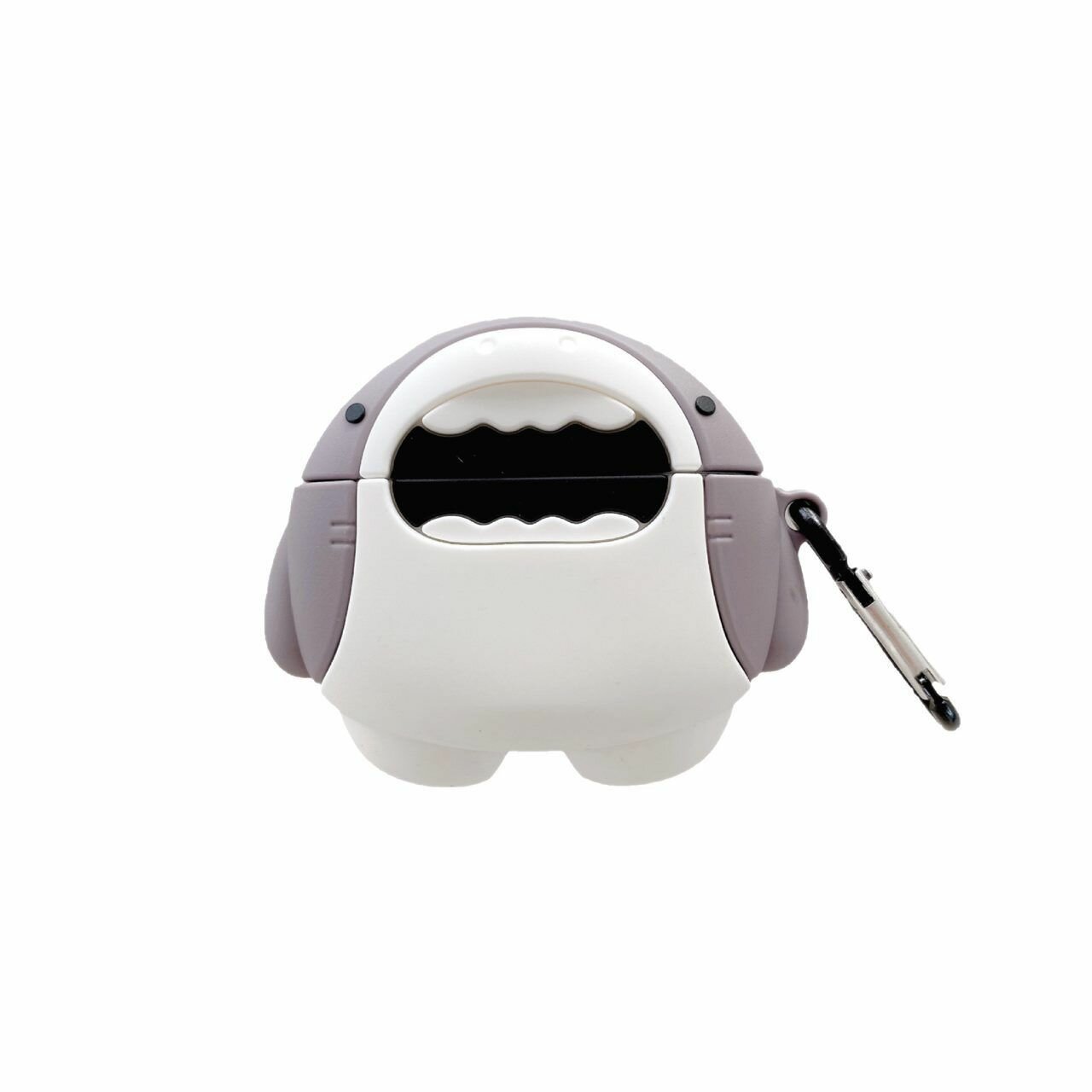 Galaxy Buds 3 Pro чехол для наушников Samsung Buds 3 с карабином, Акула, серый