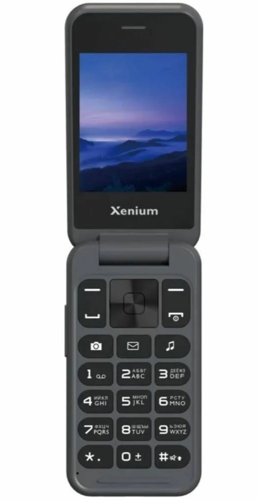 Мобильный телефон Xenium X680 Серый 2 sim 2.8″ TFT 1800 mAh RU